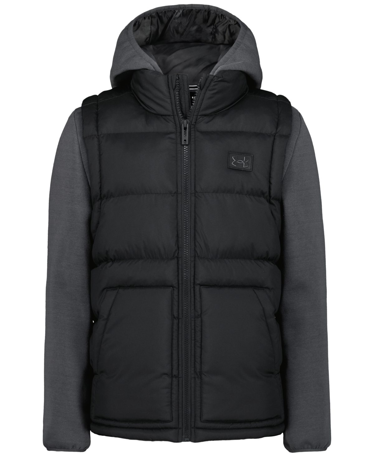Click here for Under Armour Boys 8-20 Full-Zip Quilted Hooded Jac... prices