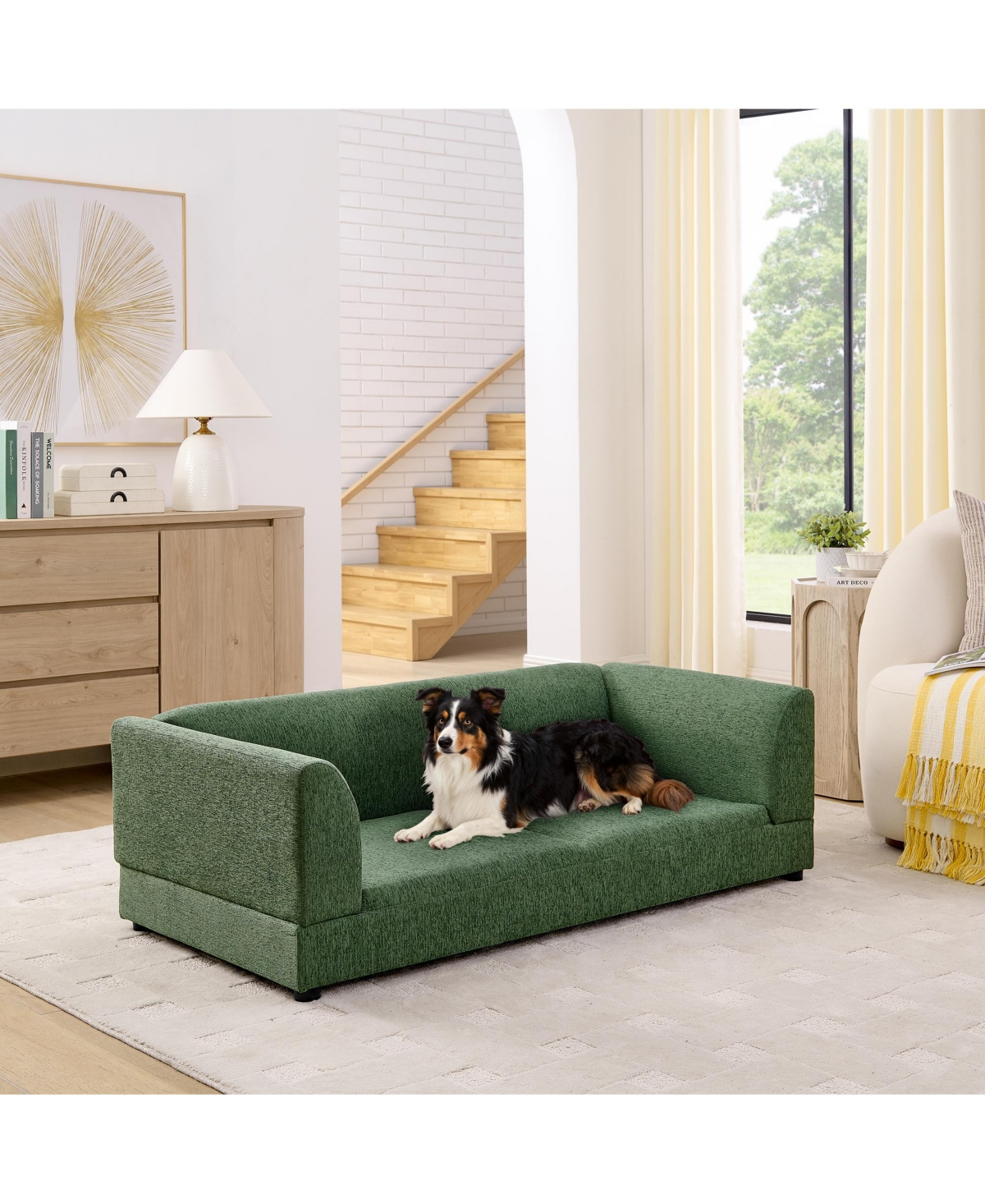 Click here for Zeny Comfortable Oversized Pet Sofa for Medium and... prices