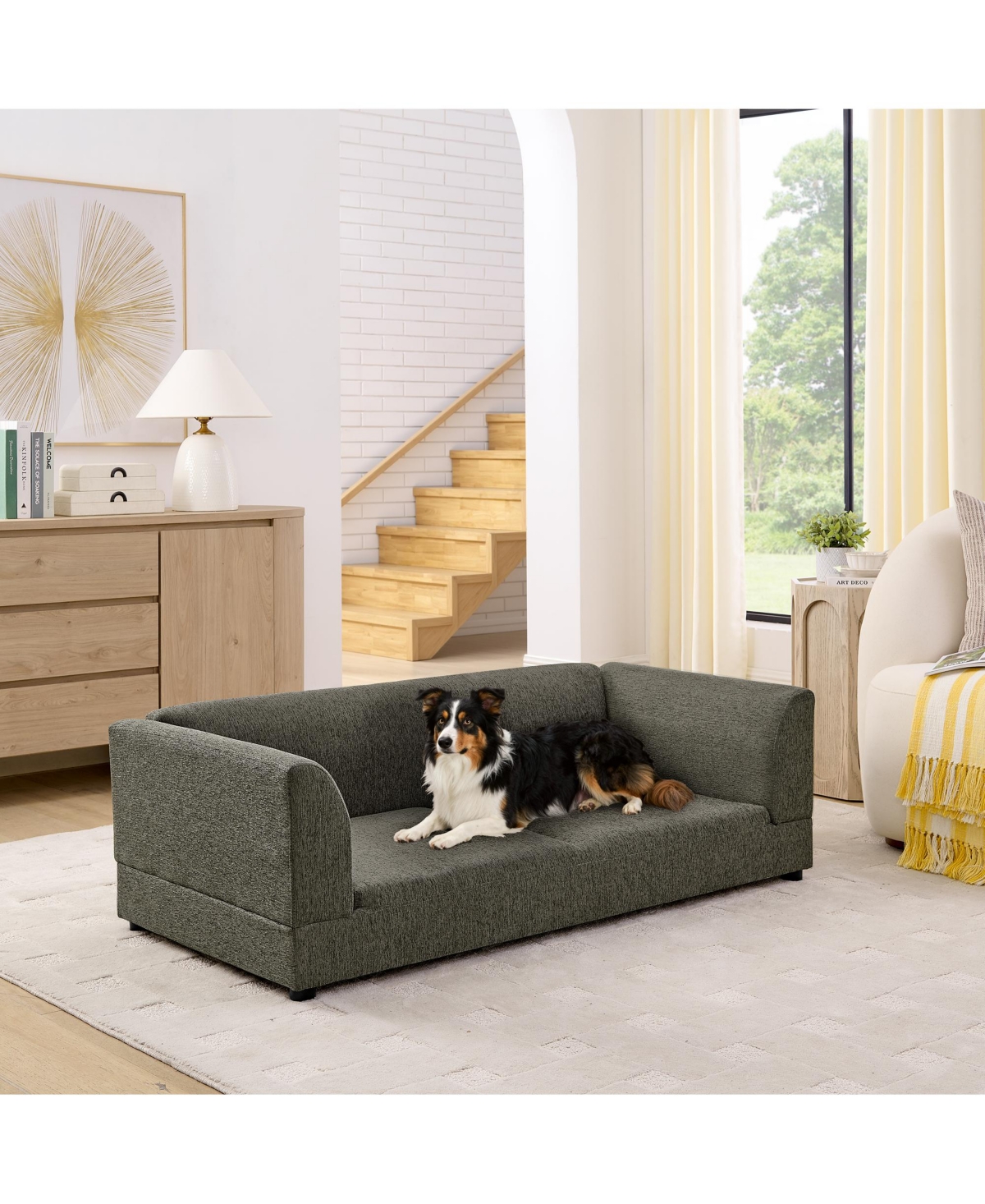 Click here for Zeny Comfortable Oversized Pet Sofa for Medium and... prices