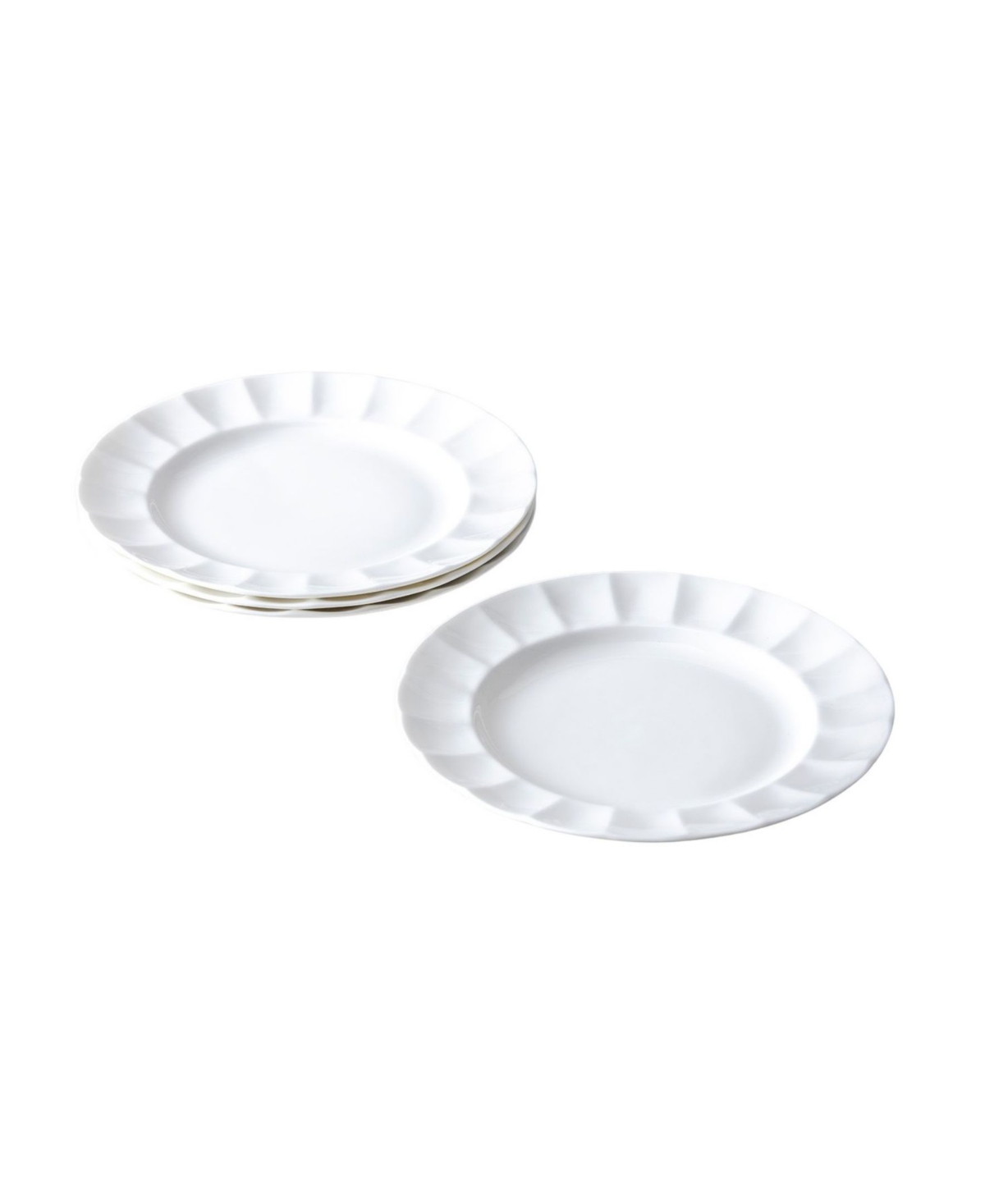 Click here for Fortessa Blyss Bone China Scalloped Dinner Plates... prices