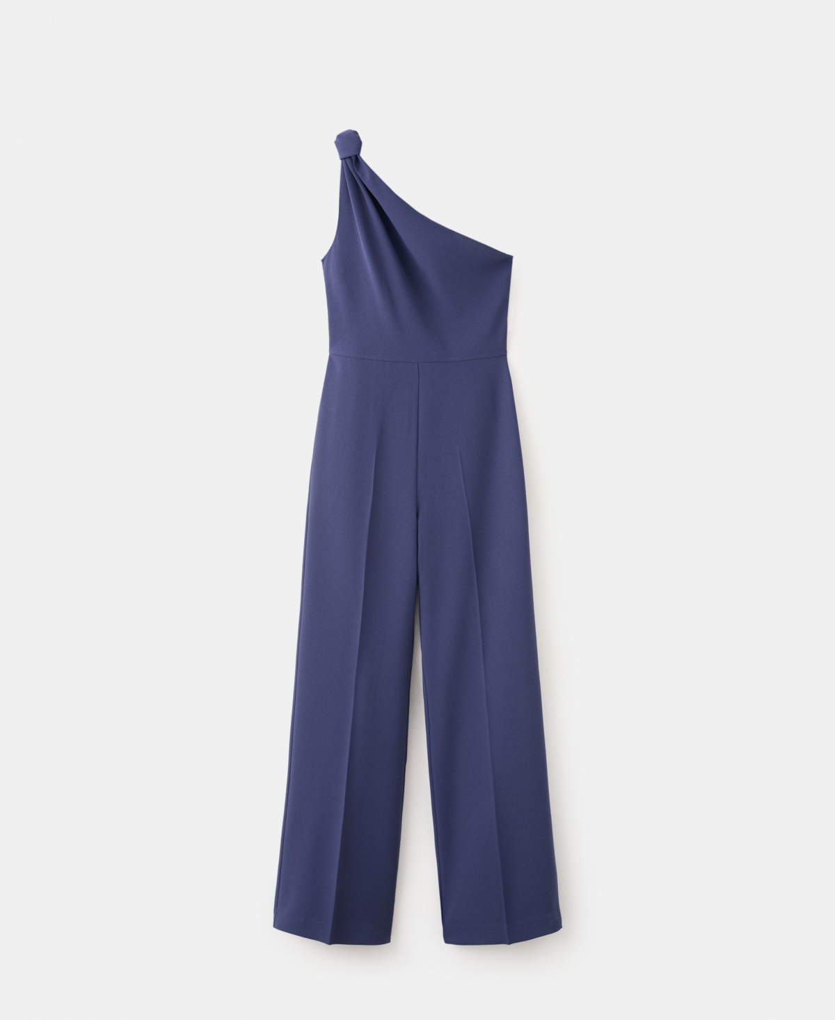 Click here for Mango Womens Knot Long Jumpsuit - Ink Blue prices