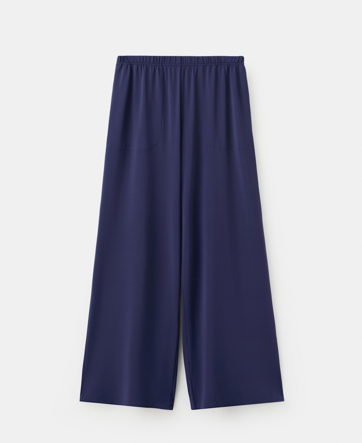 Click here for Mango Womens Elastic Waist Flowy Pants - Blue prices