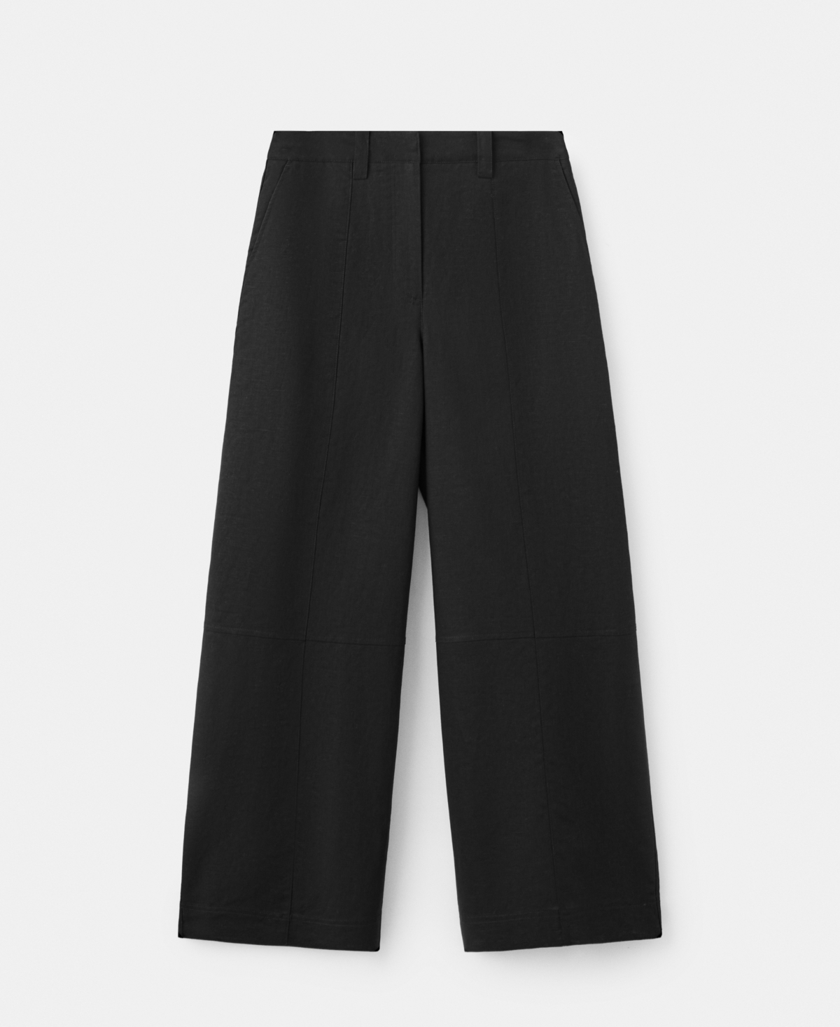 Click here for Mango Womens Linen Balloon Pants - Black prices