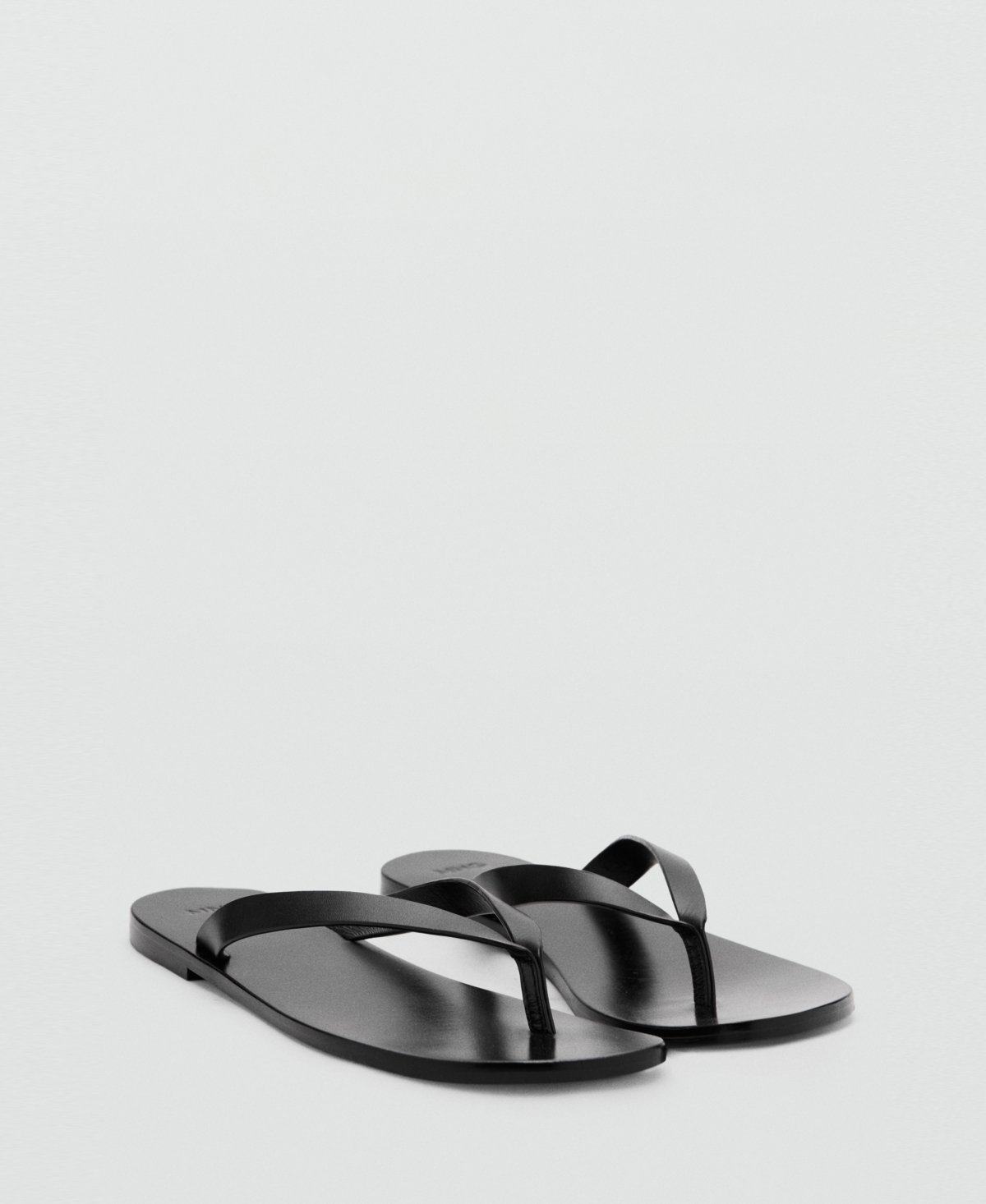 Click here for Mango Womens Leather Strap Sandals - Black prices