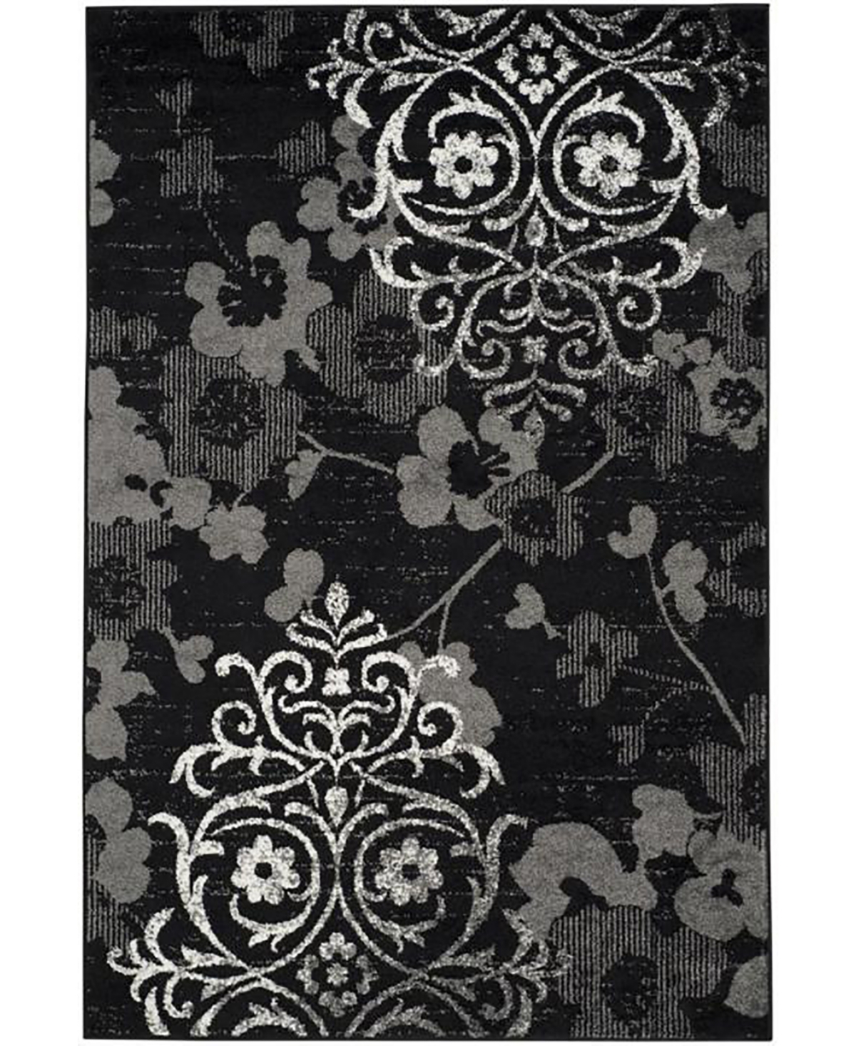 Click here for Safavieh Adirondack 114 Black and Silver 51 x 76 A... prices