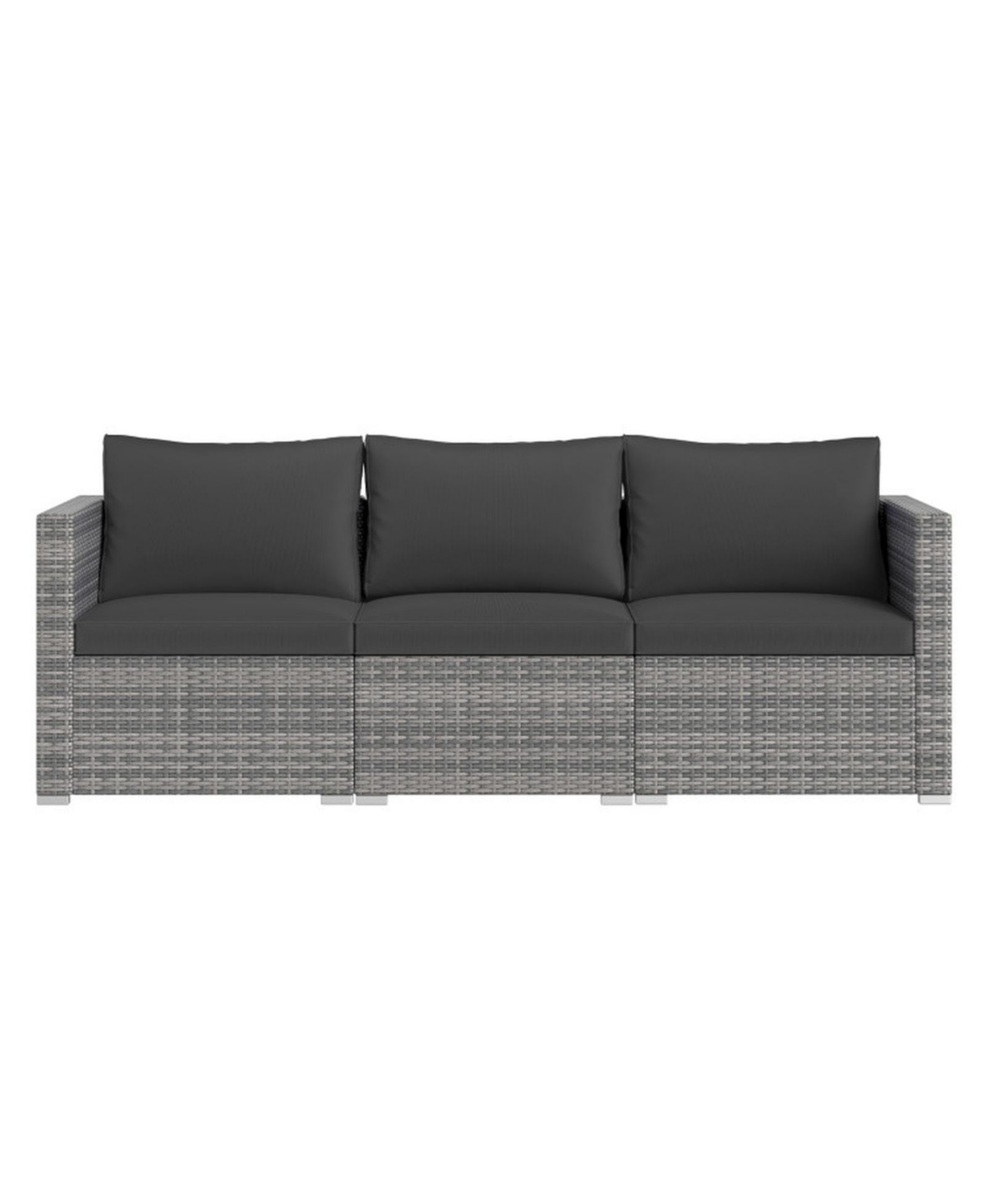 Click here for Gouun 3-Piece Modular Pe Rattan Patio Sectional So... prices