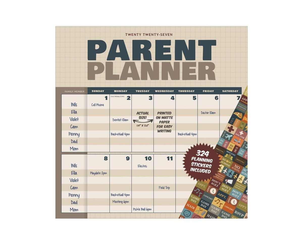 Click here for Tf Publishing Paper Goods 2027 Parent Planner Wall... prices
