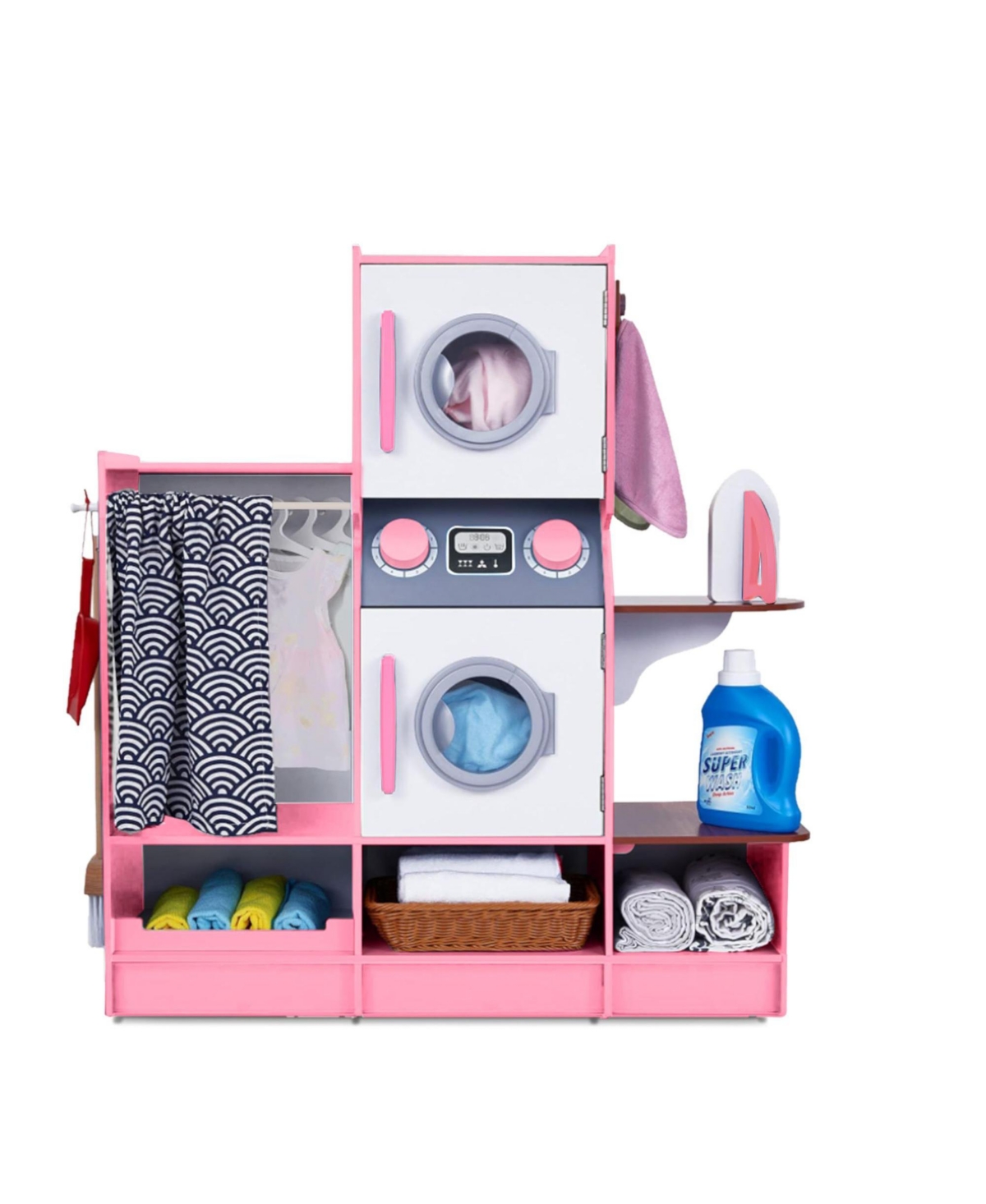 Click here for Lil Jumbl Kids Washer and Dryer Playset  Wooden La... prices