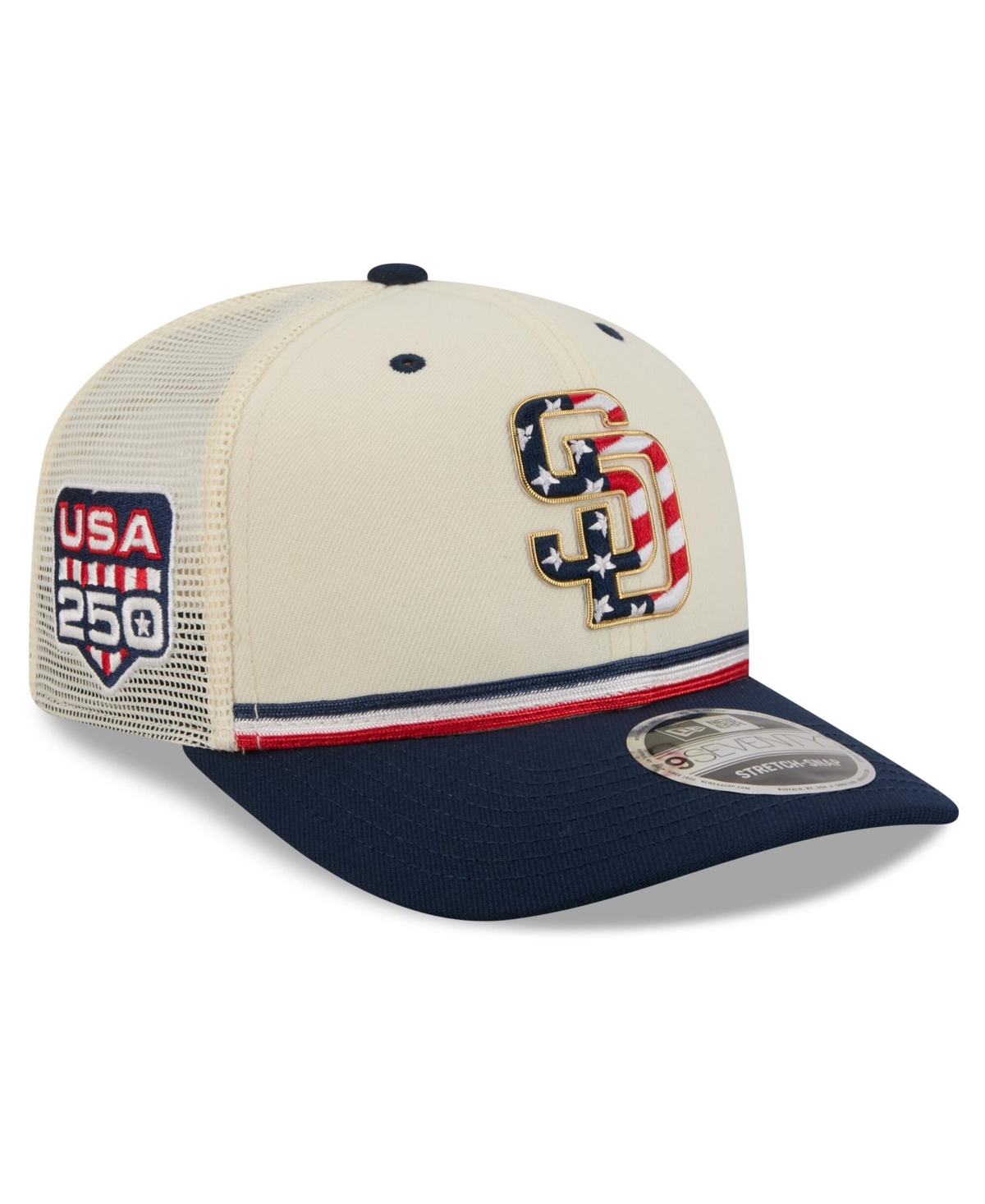 Click here for New Era Mens N/A Cream/Red San Diego Padres Usa 25... prices