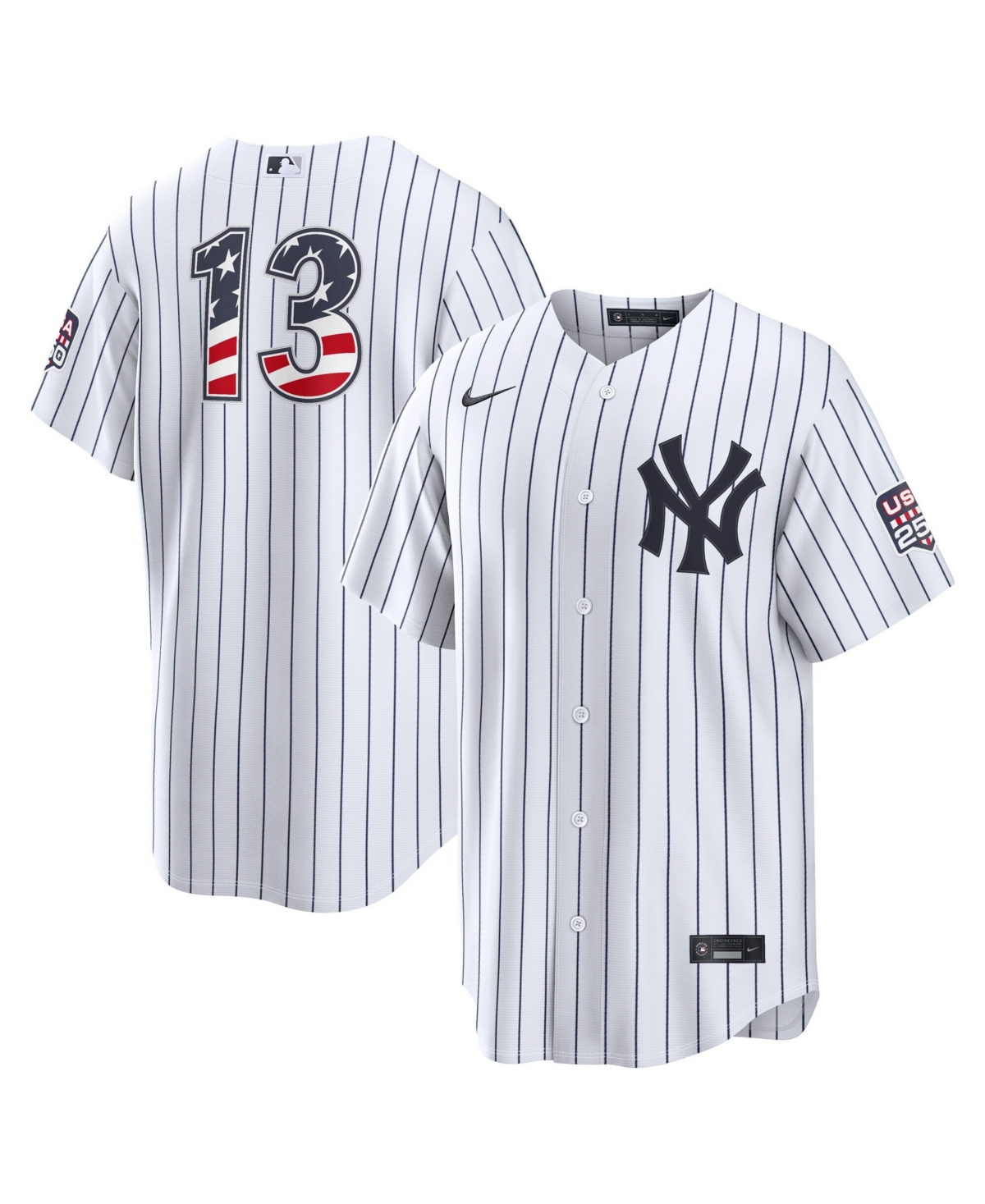 Click here for Nike Mens Jazz Chisholm Jr. White New York Yankees... prices