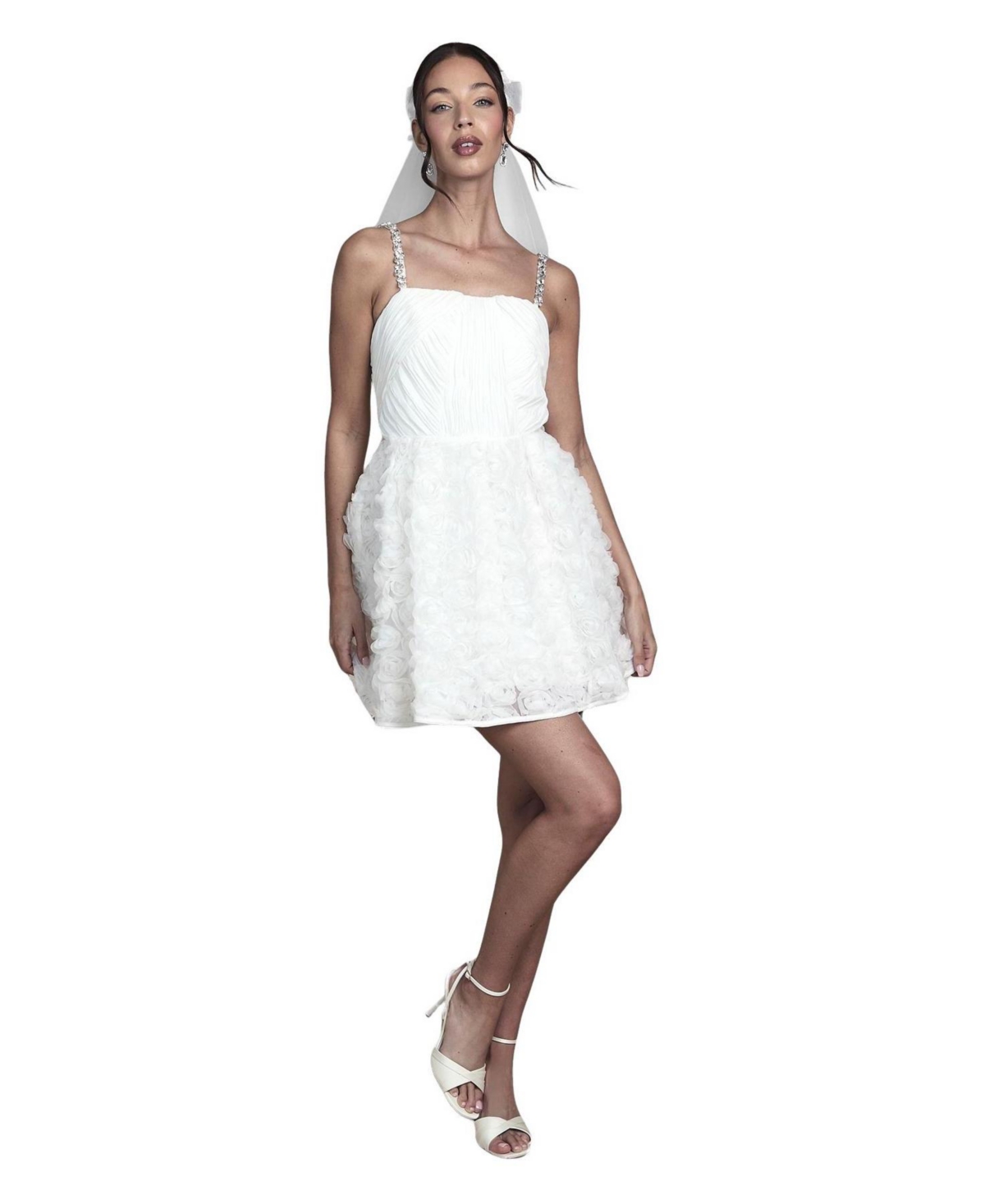Click here for Coast Womens Jewel Strap Mini Dress - Ivory prices