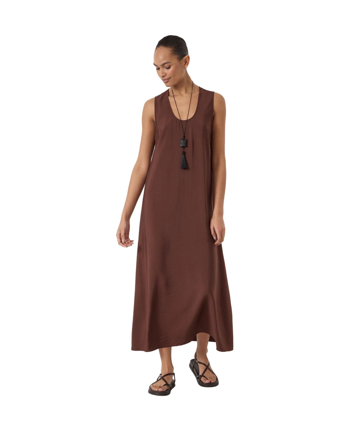 Click here for Hush Womens Sophie Scoop Neck Air Flow Maxi Dress... prices
