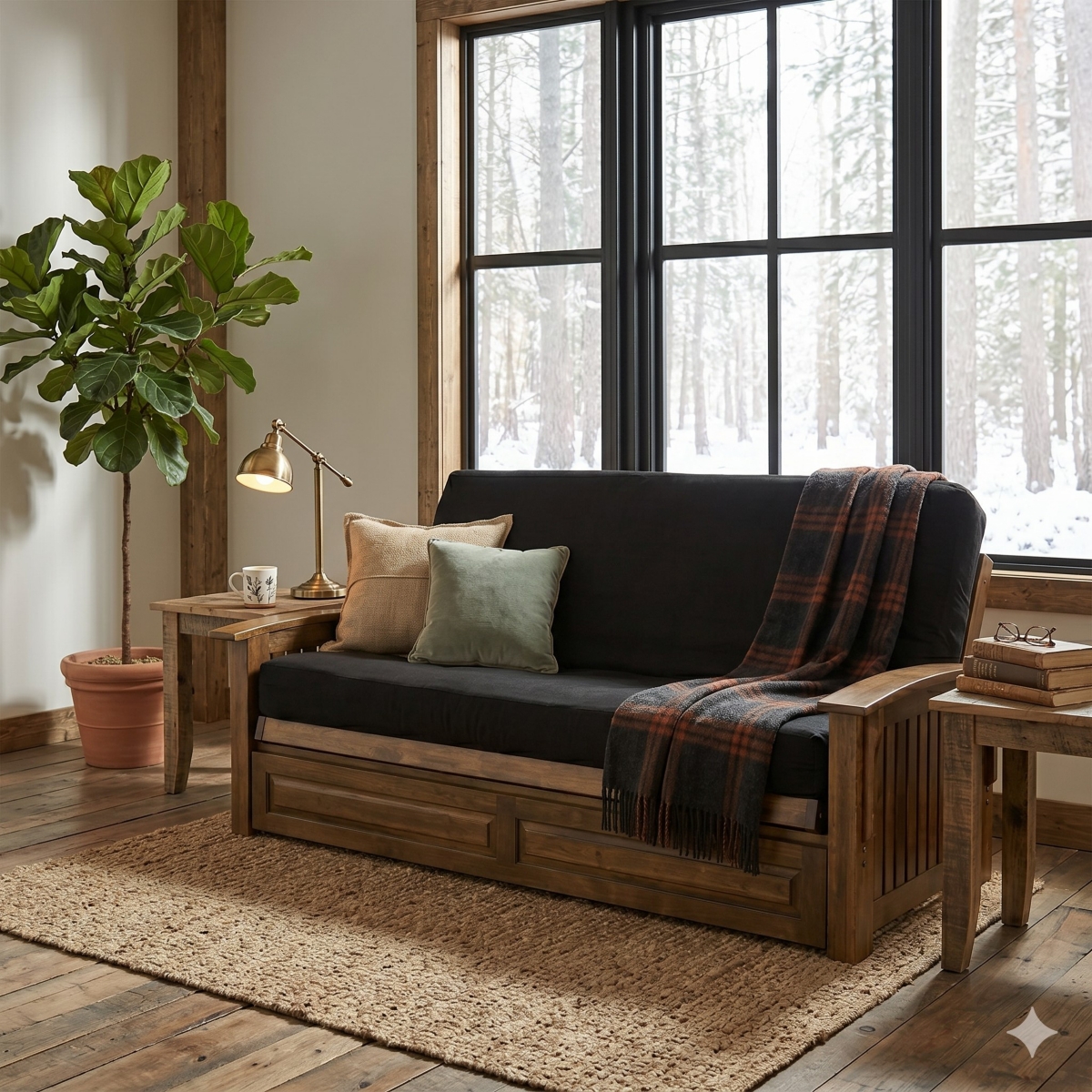 Click here for Kodiak Furniture Washington Convertible Futon Sofa... prices