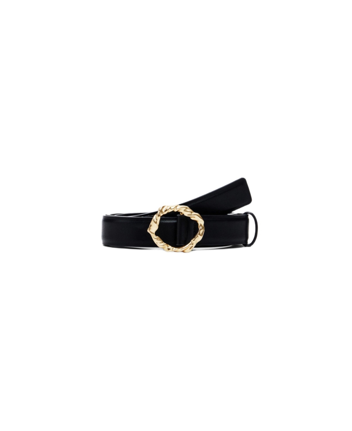 Click here for Desigual Womens Leather belt Zalio - Black prices