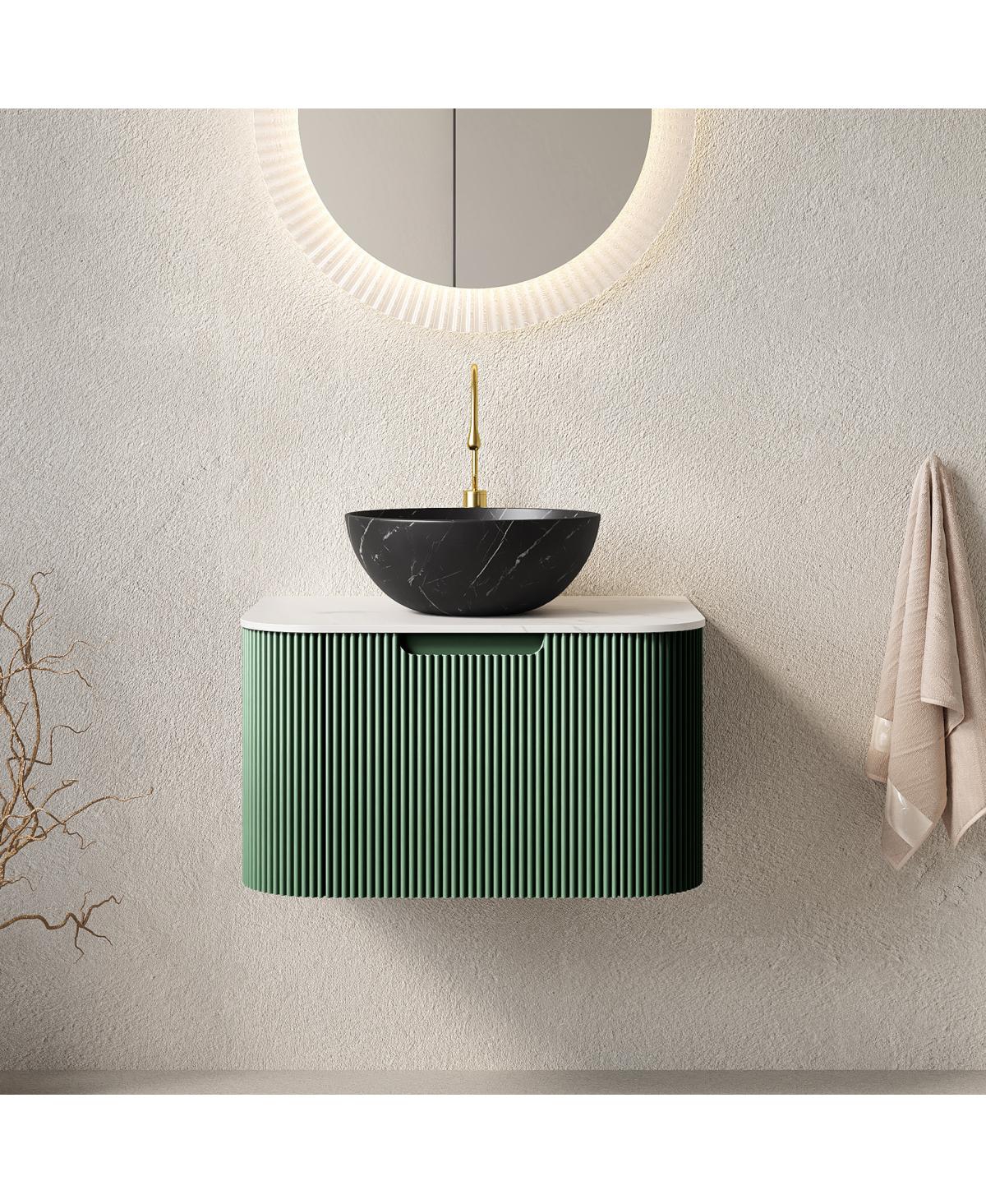 Click here for Sillysis Wall-Mounted Bathroom Vanity with Ceramic... prices