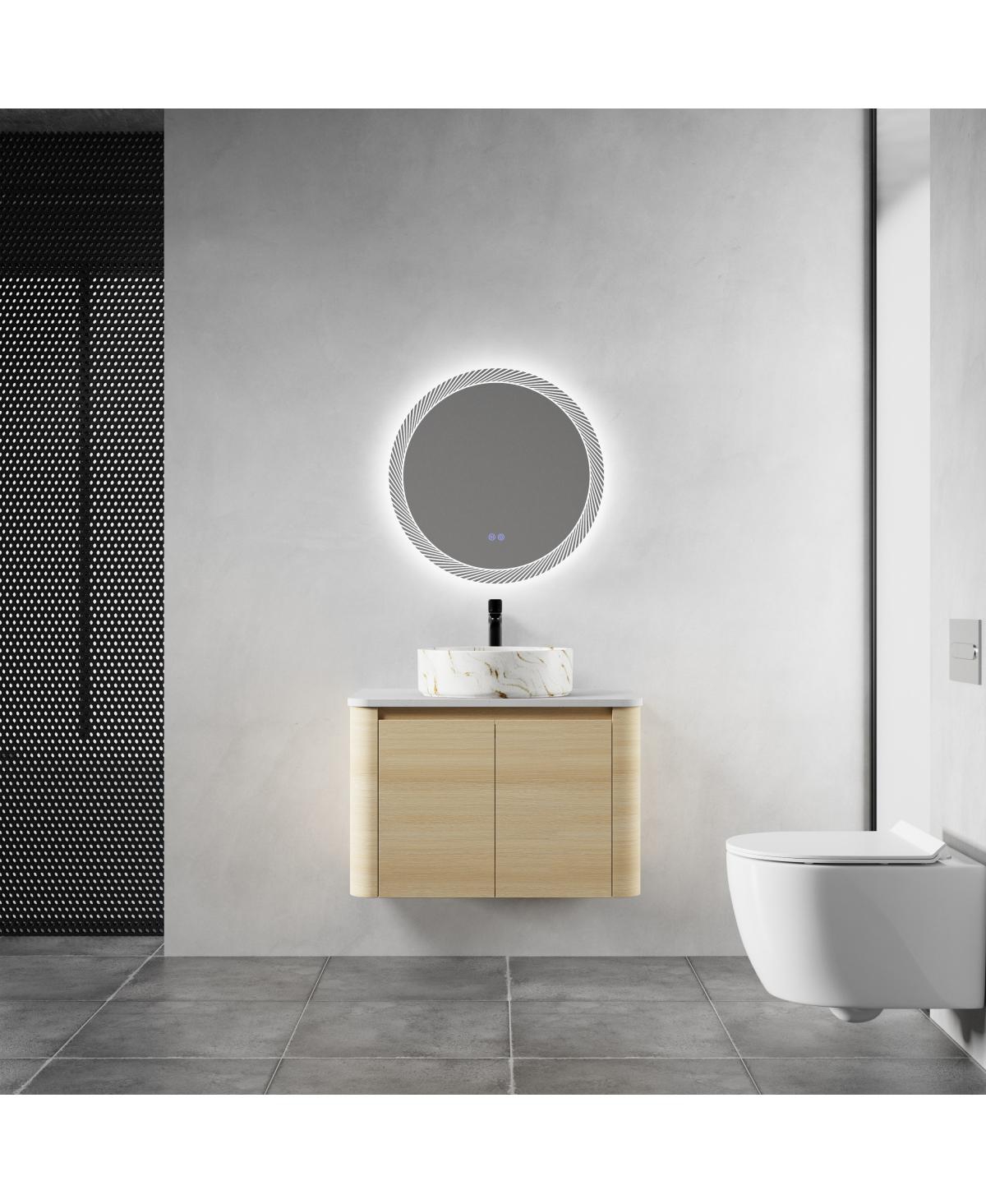 Click here for Sillysis 29.5 Inch Wall Mounted Modern Bathroom Va... prices