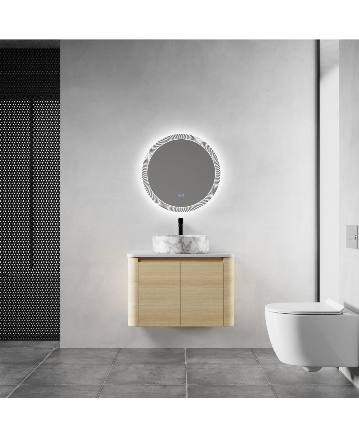 Click here for Sillysis 29.5 Inch Wall Mounted Modern Bathroom Va... prices