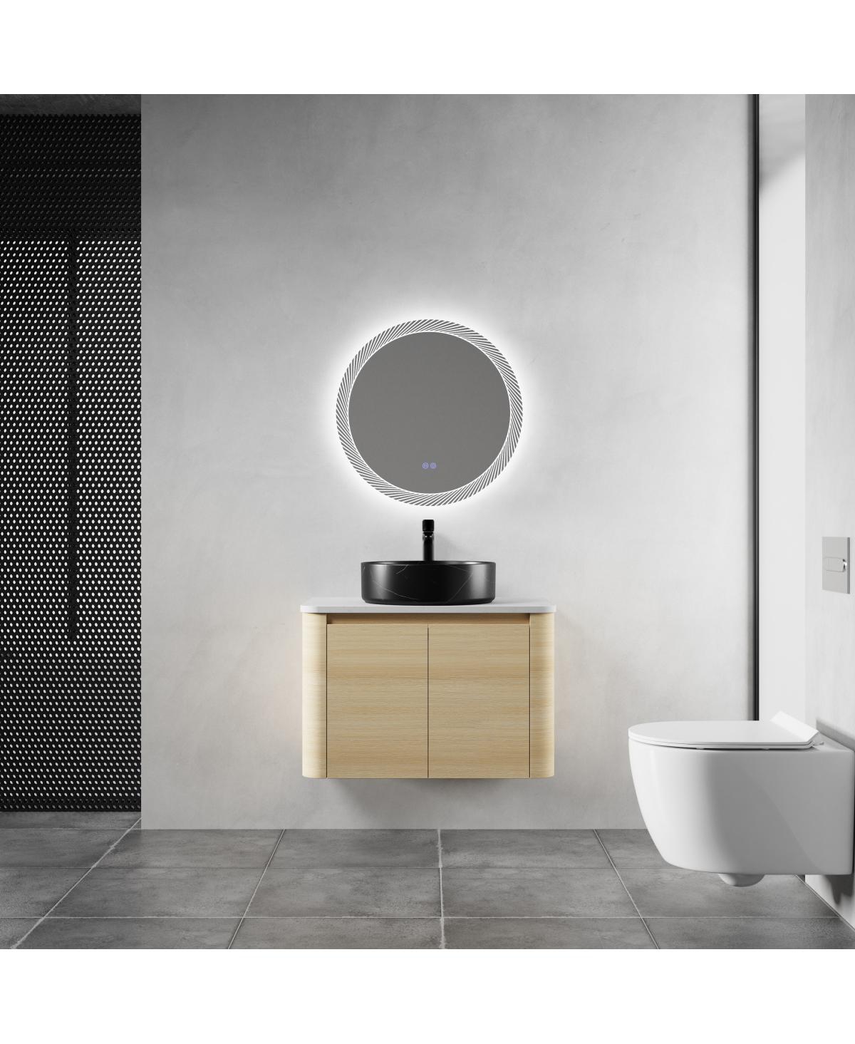 Click here for Sillysis 29.5 Inch Wall Mounted Modern Bathroom Va... prices