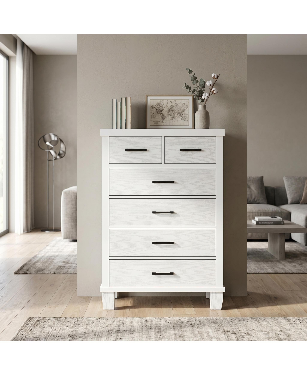 Click here for homfan 31.5W x 15.75D x 45.5H 6-Drawer Vertical St... prices
