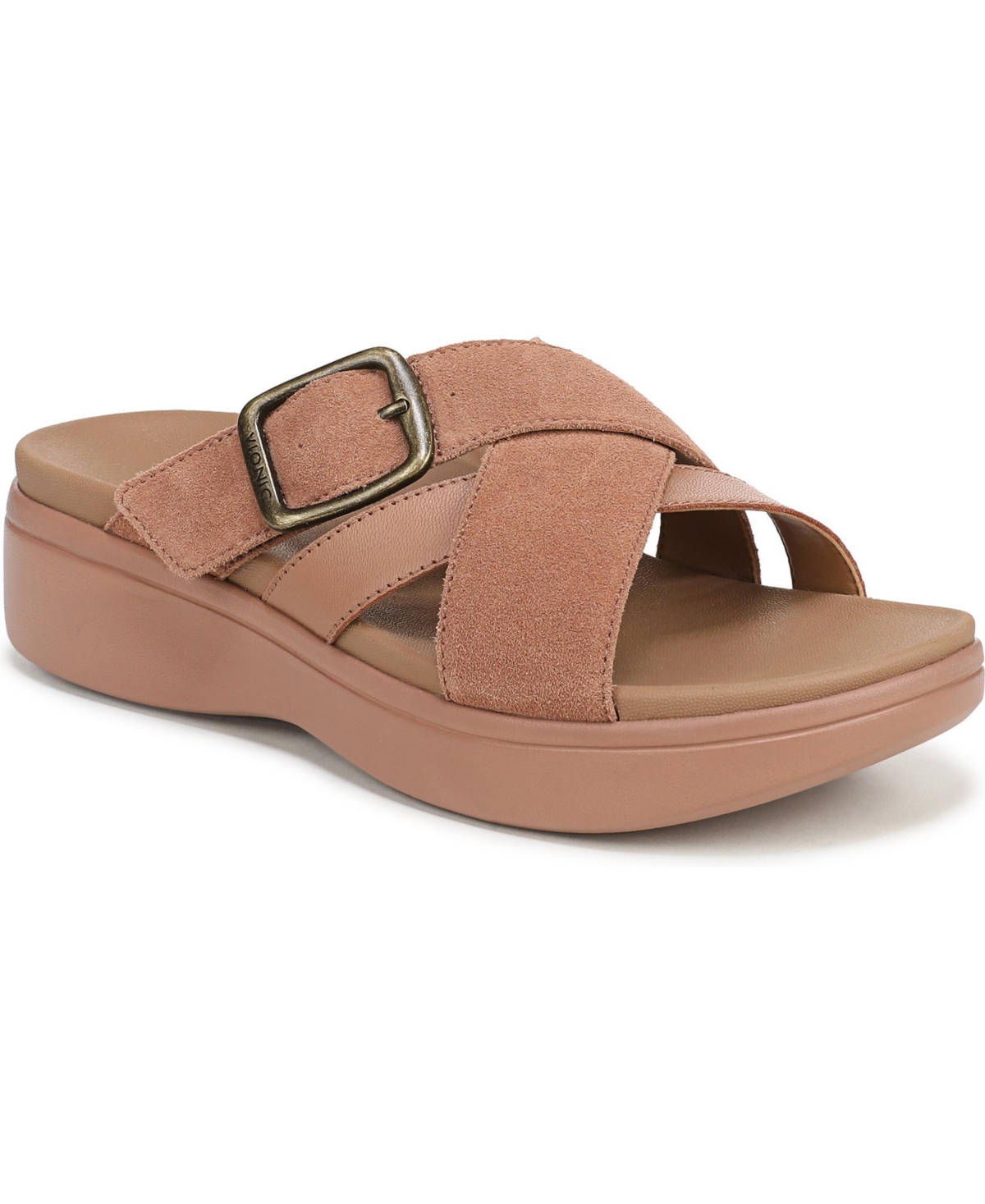 Click here for Vionic Womens Starla Slide Sandals - Mocha mousse... prices