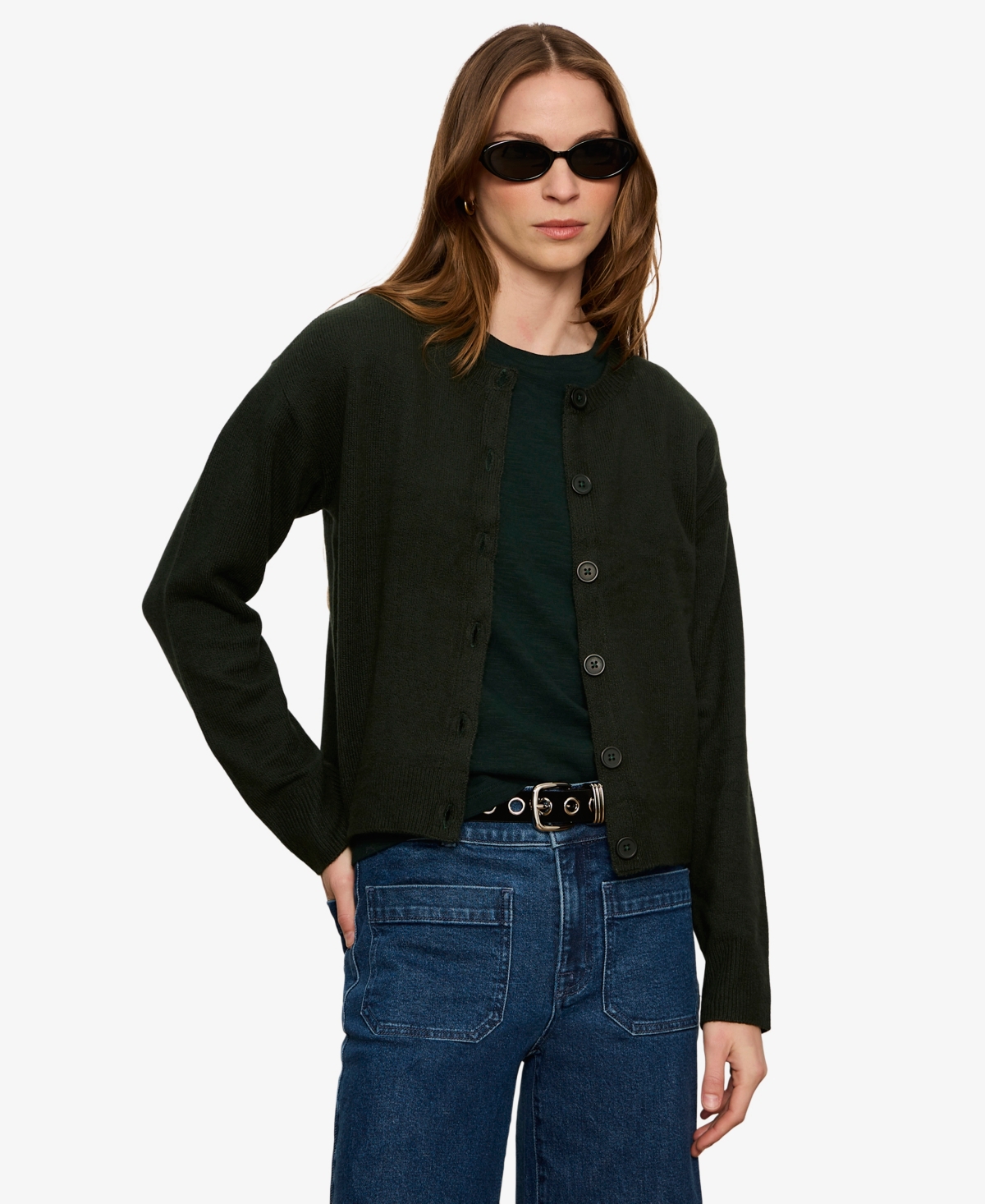 Click here for Sanctuary Petite Must-Have Semi-Cropped Cardigan -... prices