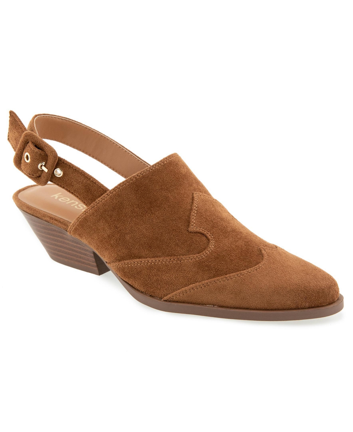 Click here for Kensie Womens Ethan Western Mule - Hazelnut prices