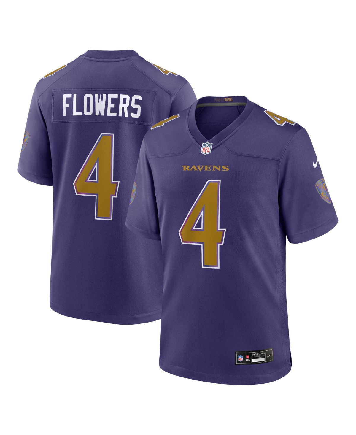 Click here for Nike Mens Zay Flowers Purple Baltimore Ravens Alte... prices