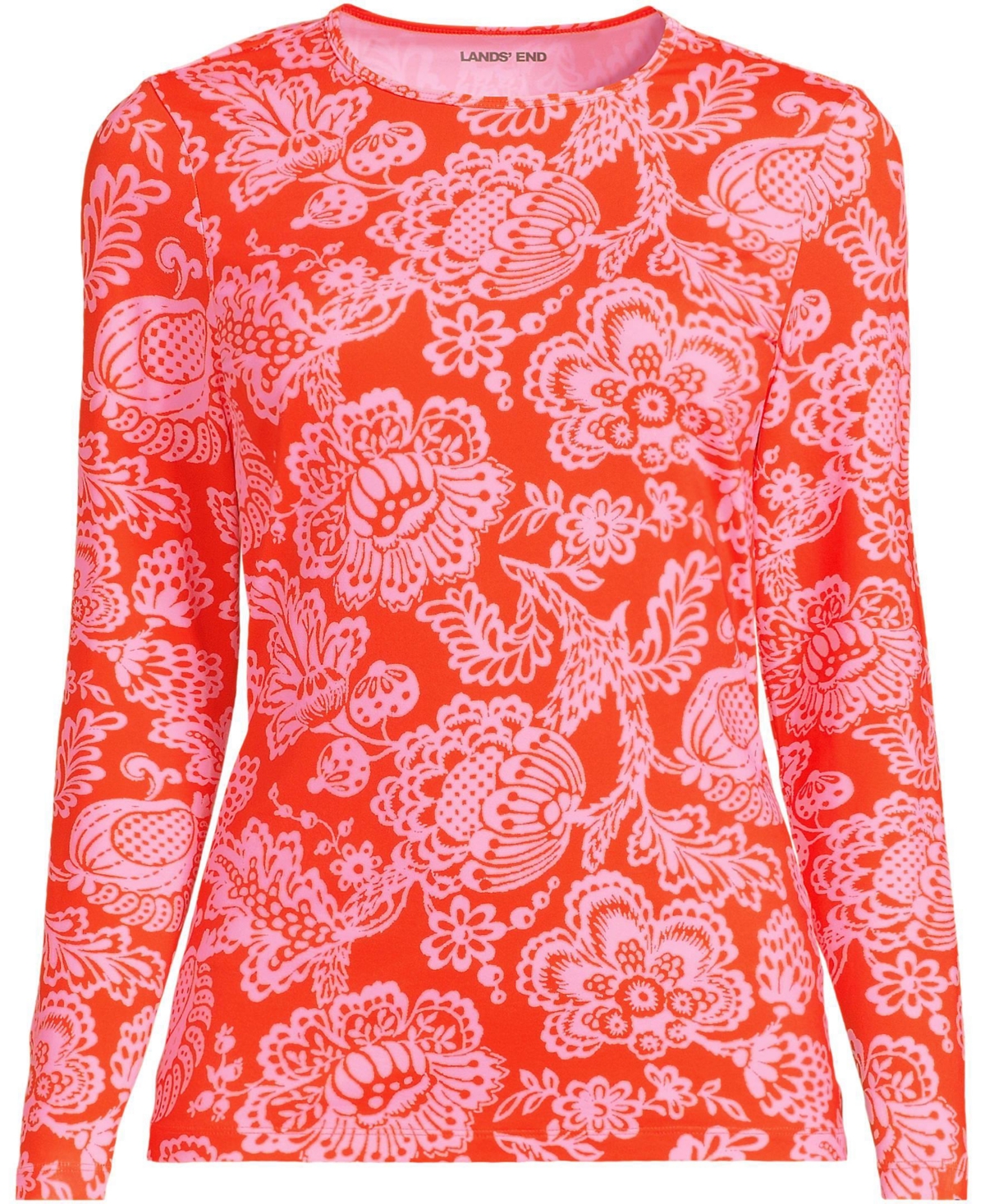 Click here for Lands End Womens Tall Long Sleeve Crewneck Garden... prices