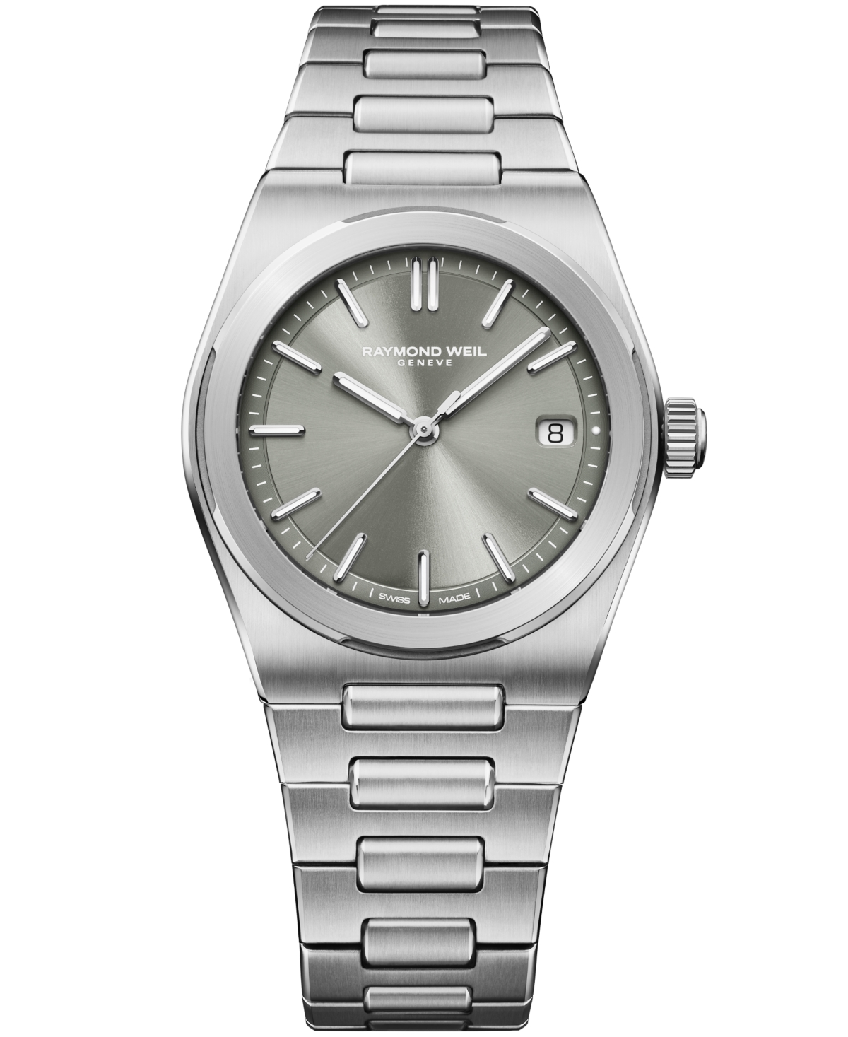 Click here for Raymond Weil Mens Silver-Tone Stainless Steel Watc... prices