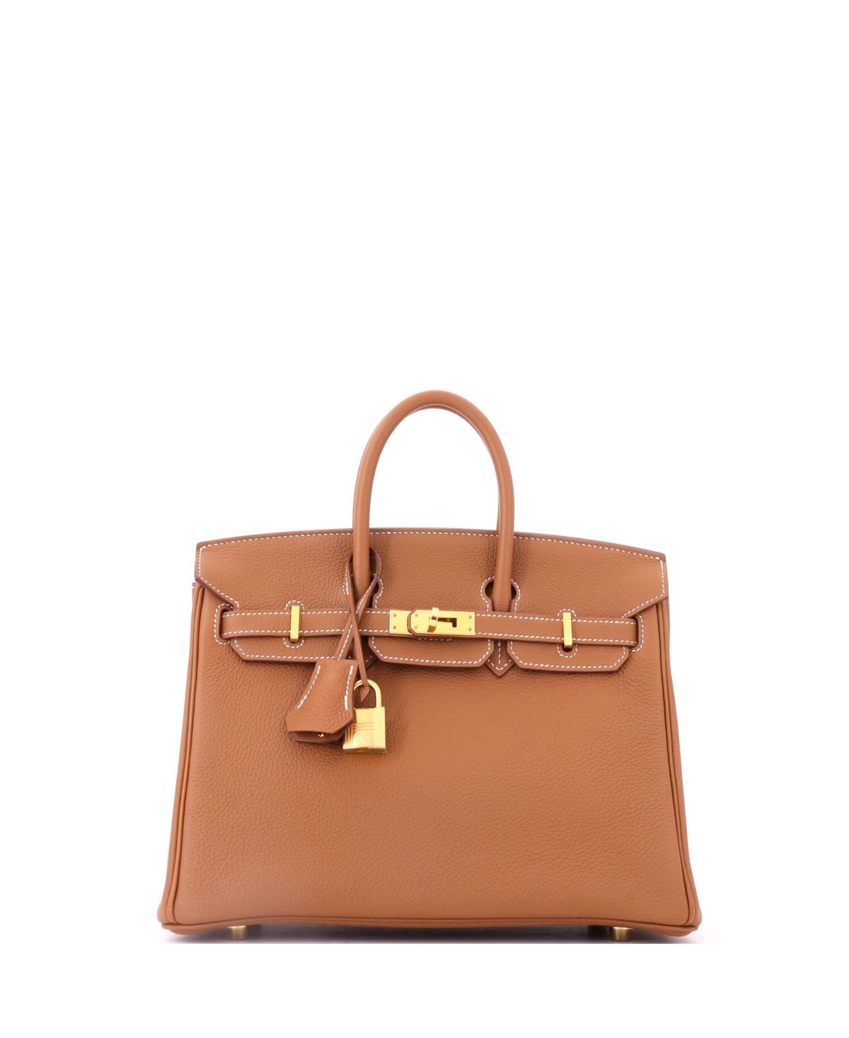 Click here for Pre-Owned HERMES Birkin 25 Handbag Brown Togo with... prices