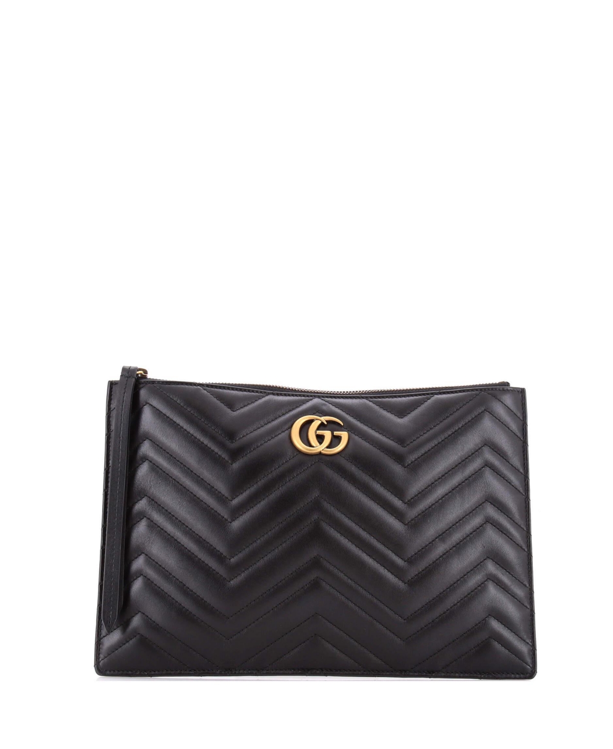Click here for Pre-Owned Gucci Gg Marmont Clutch Matelasse Leathe... prices