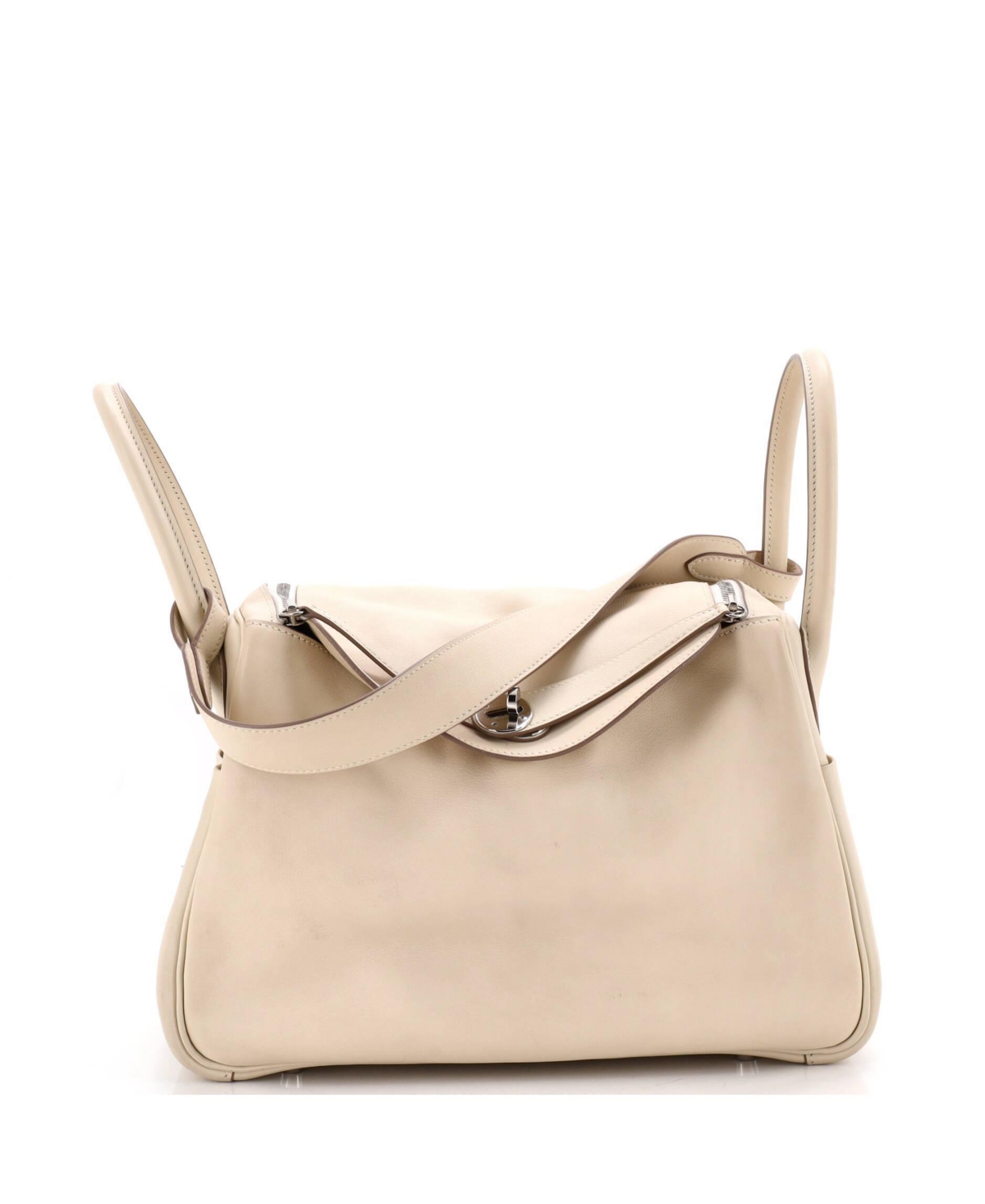 Click here for Pre-Owned HERMES 30 Lindy Bag Swift - Natural prices