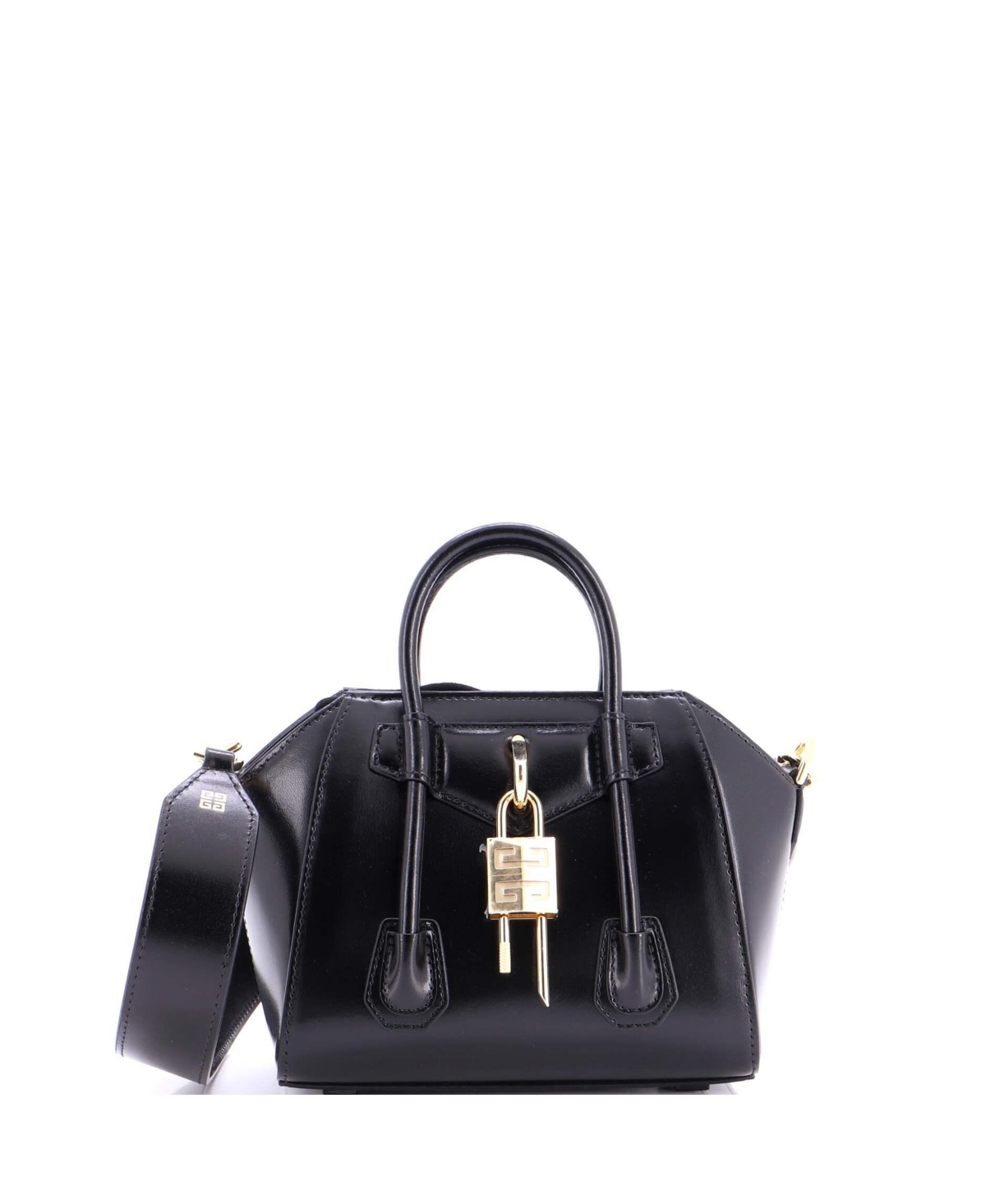 Click here for Pre-Owned Givenchy Mini Antigona Lock Bag Leather... prices