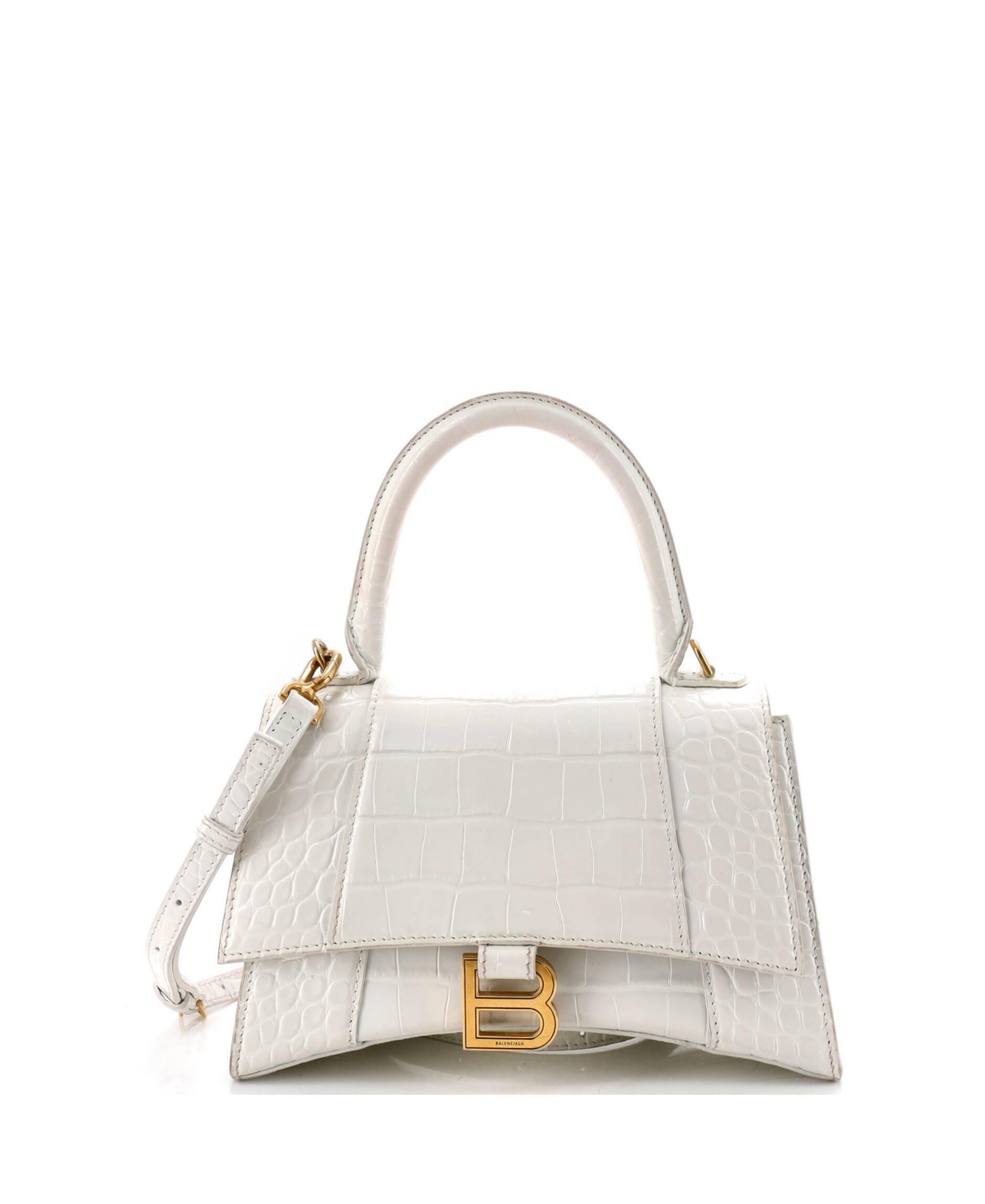 Click here for Pre-Owned Balenciaga Small Hourglass Top Handle Ba... prices