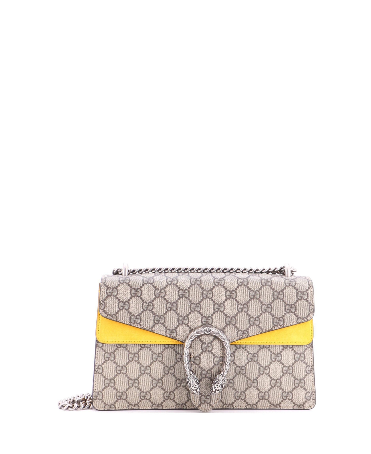 Click here for Pre-Owned Gucci Small Dionysus Bag Gg Coated Canva... prices
