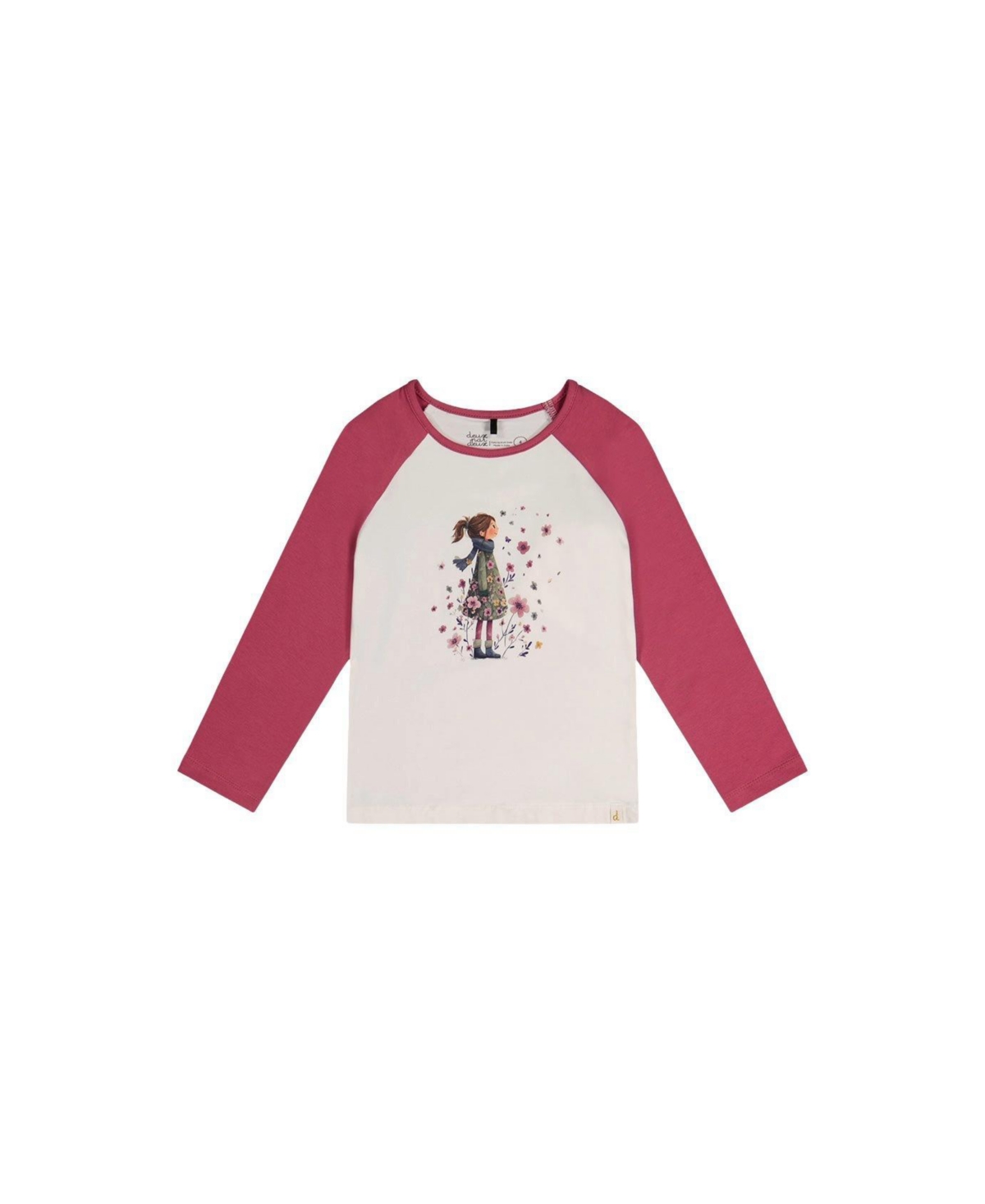 Click here for Deux par Deux Toddler Girls 2T- 5T Raglan Organic... prices