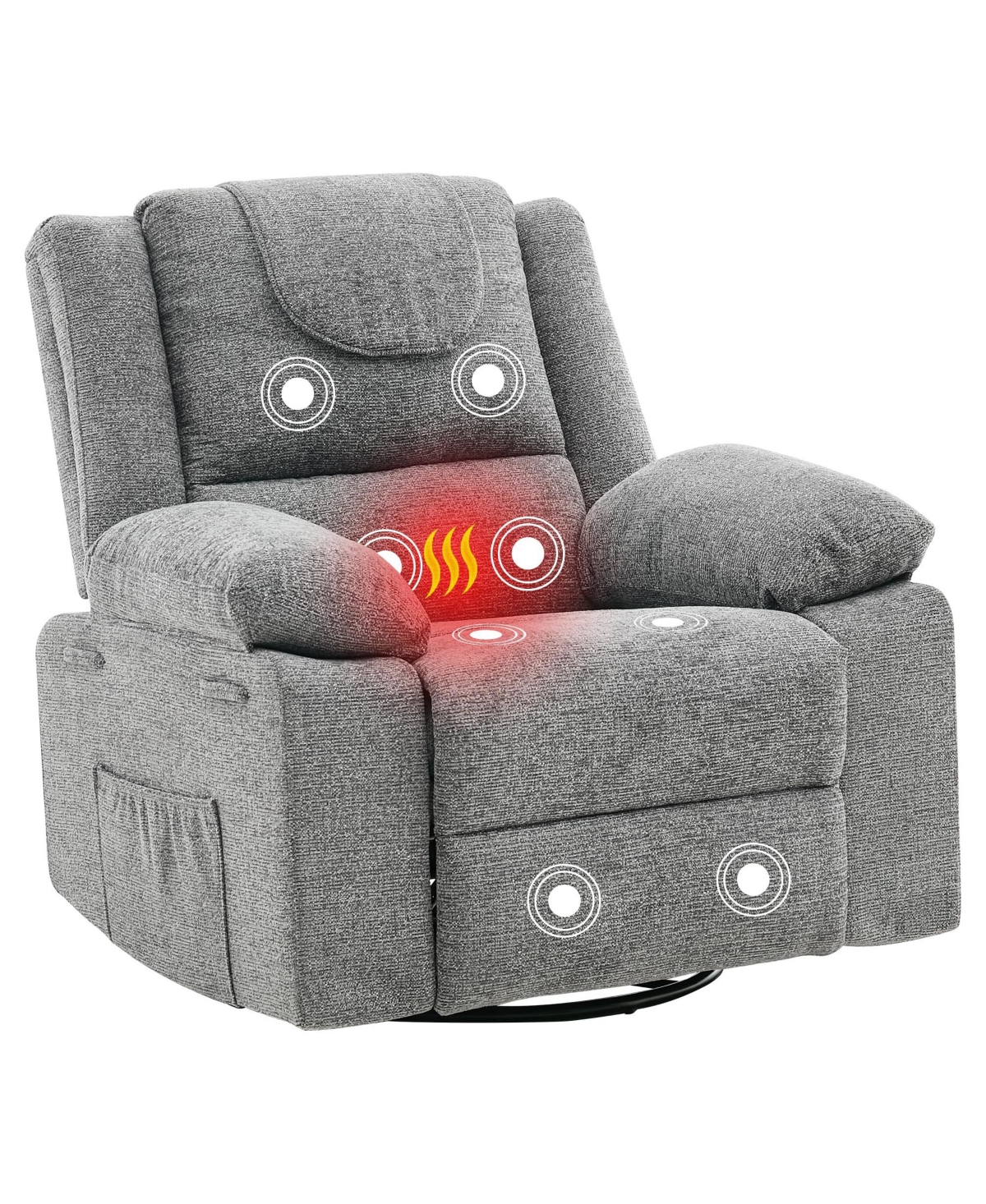 Click here for homfan Oversized Massage Rocker Recliner for Adult... prices