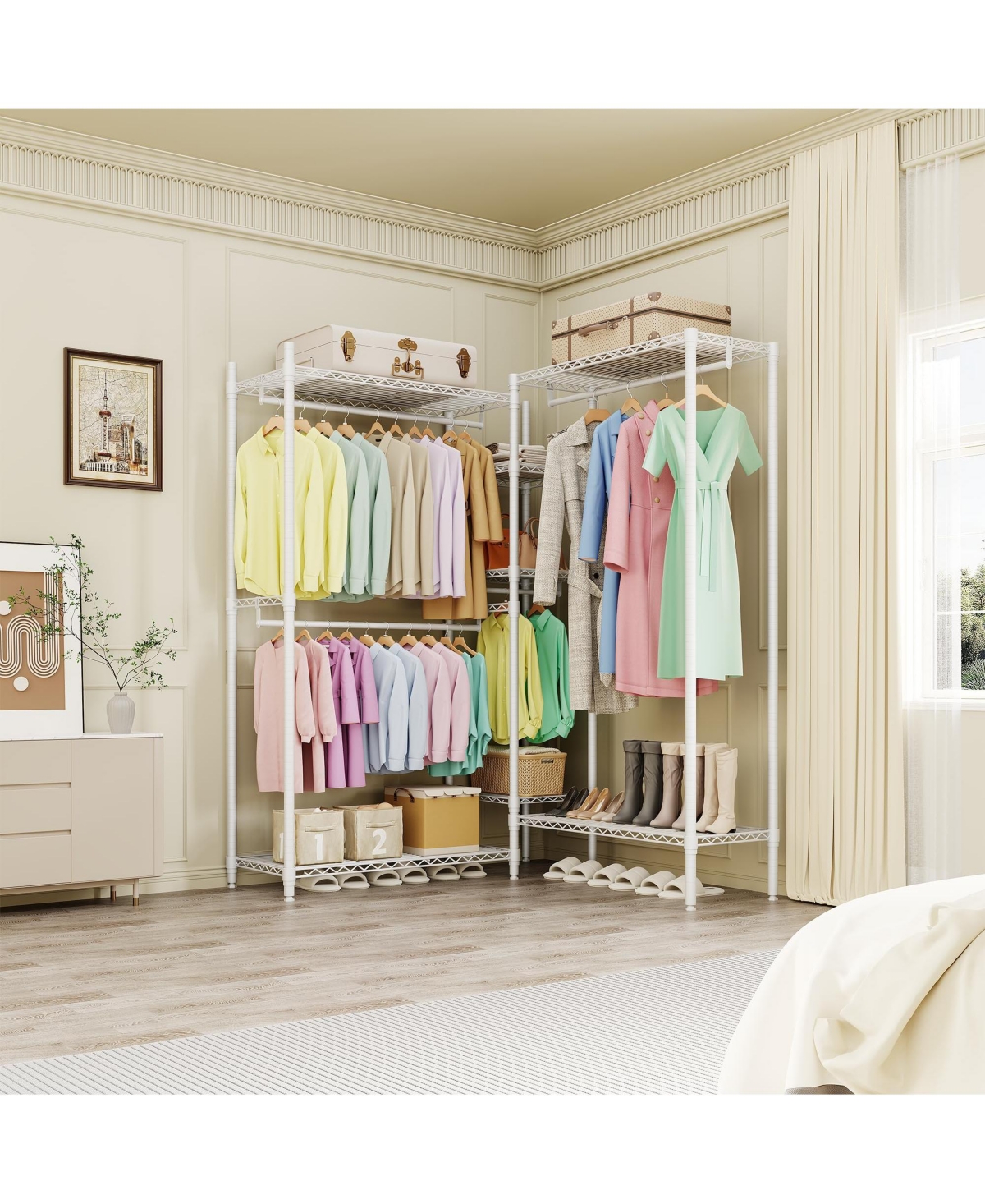 Click here for homfan Heavy Duty Armorie  76 Inch Metal Storage W... prices