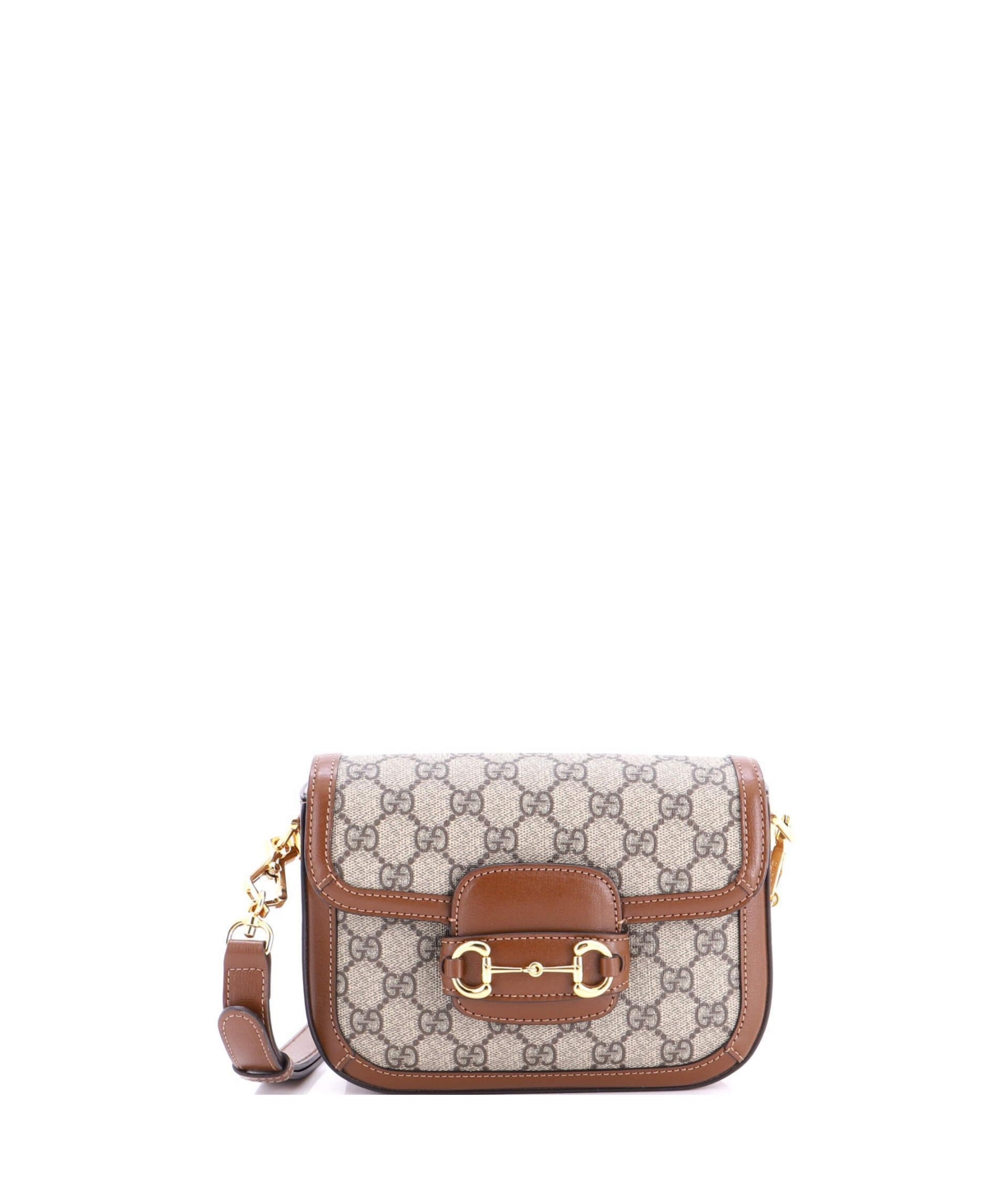 Click here for Pre-Owned Gucci Mini Horsebit 1955 Shoulder Bag Gg... prices