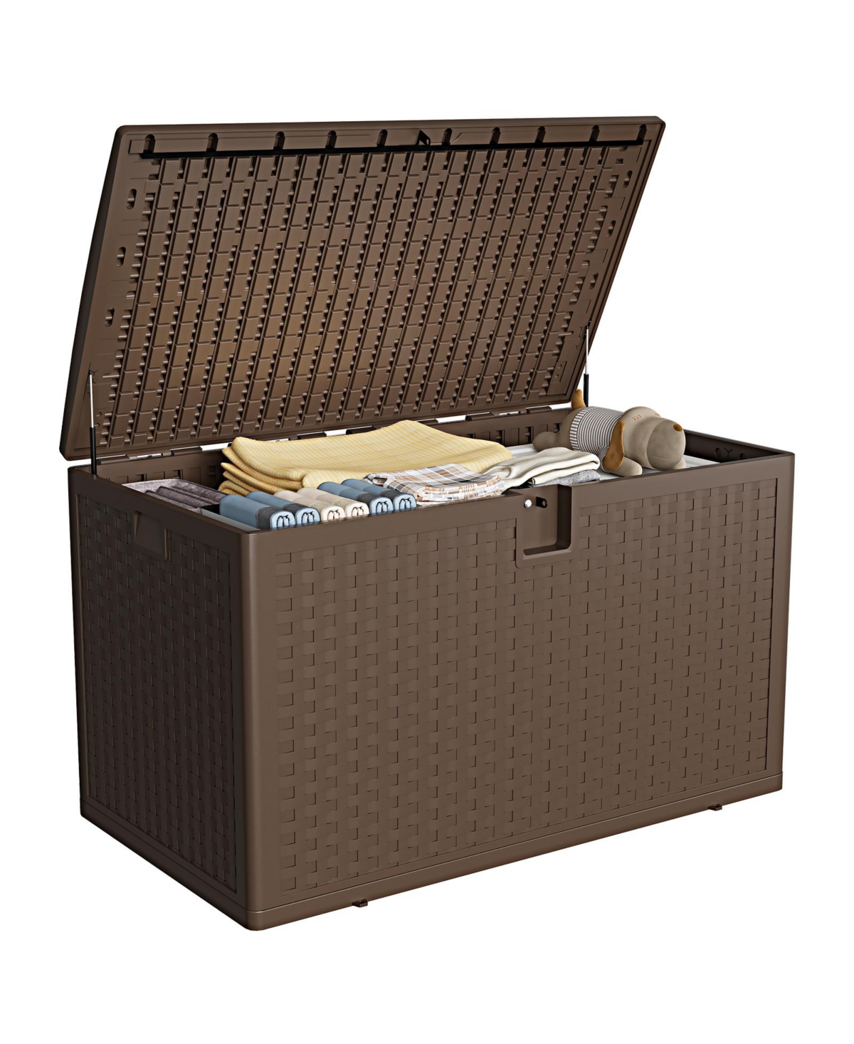 Click here for homfan 120 Gallon Outdoor Storage Box - Lockable R... prices