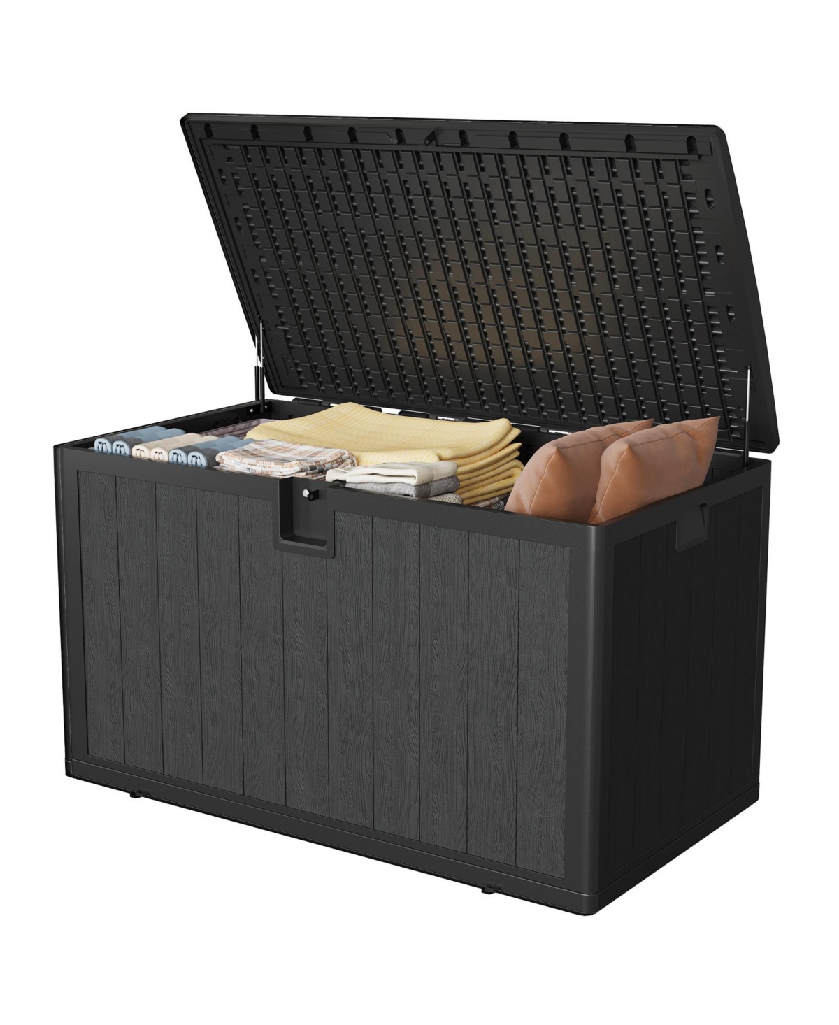 Click here for homfan 130 Gallon Outdoor Resin Deck Box  Waterpro... prices