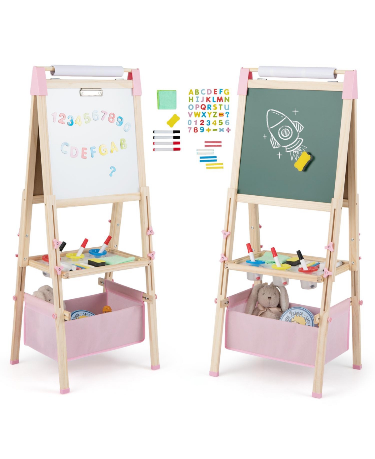 Click here for Mecale 3-in-1 Double-Sided Adjustable Kids Easel w... prices