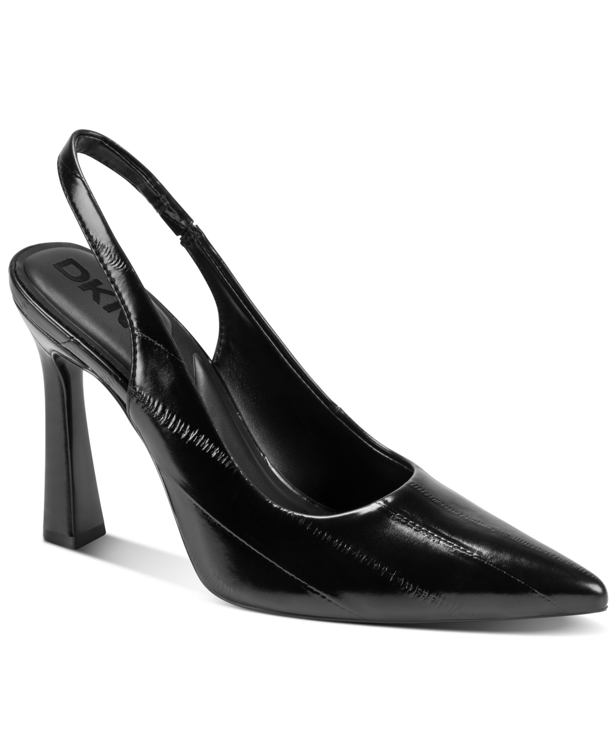 Click here for Dkny Womens Caytina Slingback Pumps - Black Eel prices