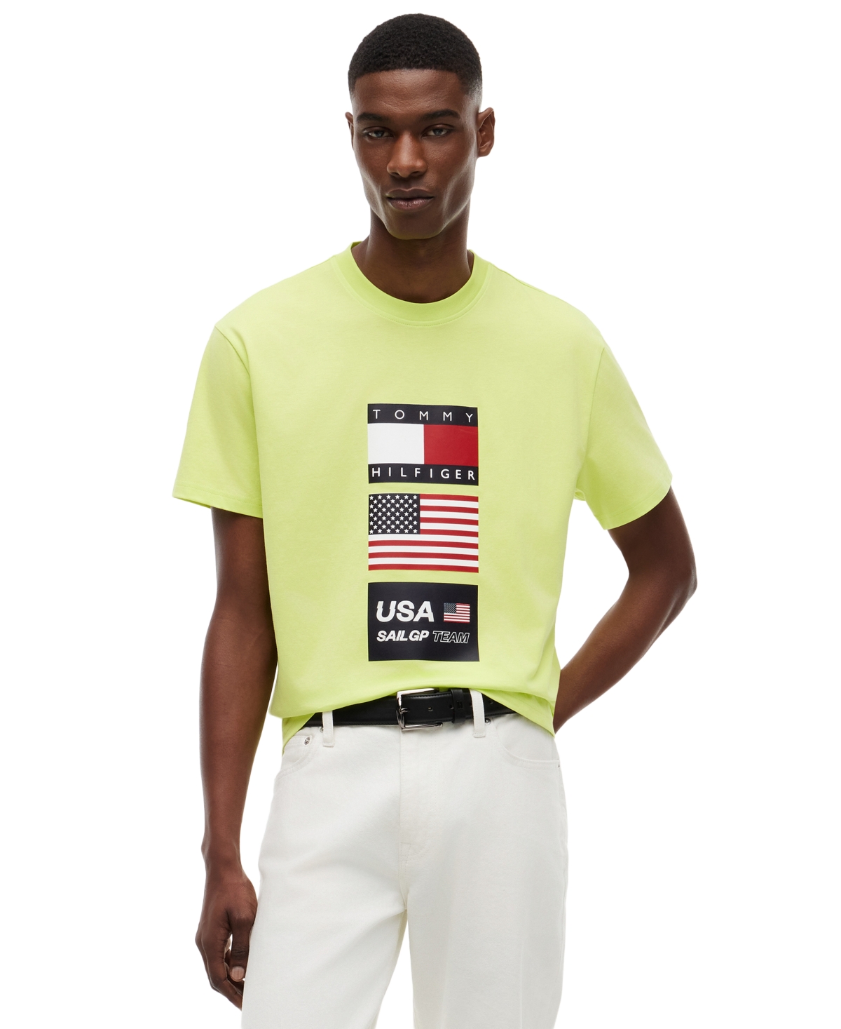 Click here for Tommy Hilfiger Mens Us Sailing Flag Crewneck T-Shi... prices