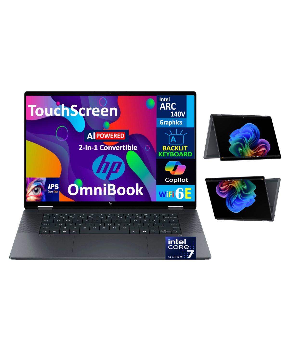 Click here for Hp OmniBook 2-in-1 Laptop 16.0 Wuxga Display (Inte... prices