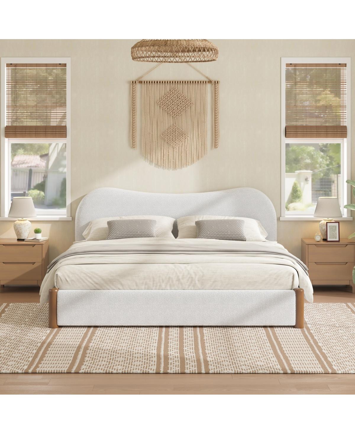 Click here for Streamdale Furniture Queen Size Upholstered Platfo... prices
