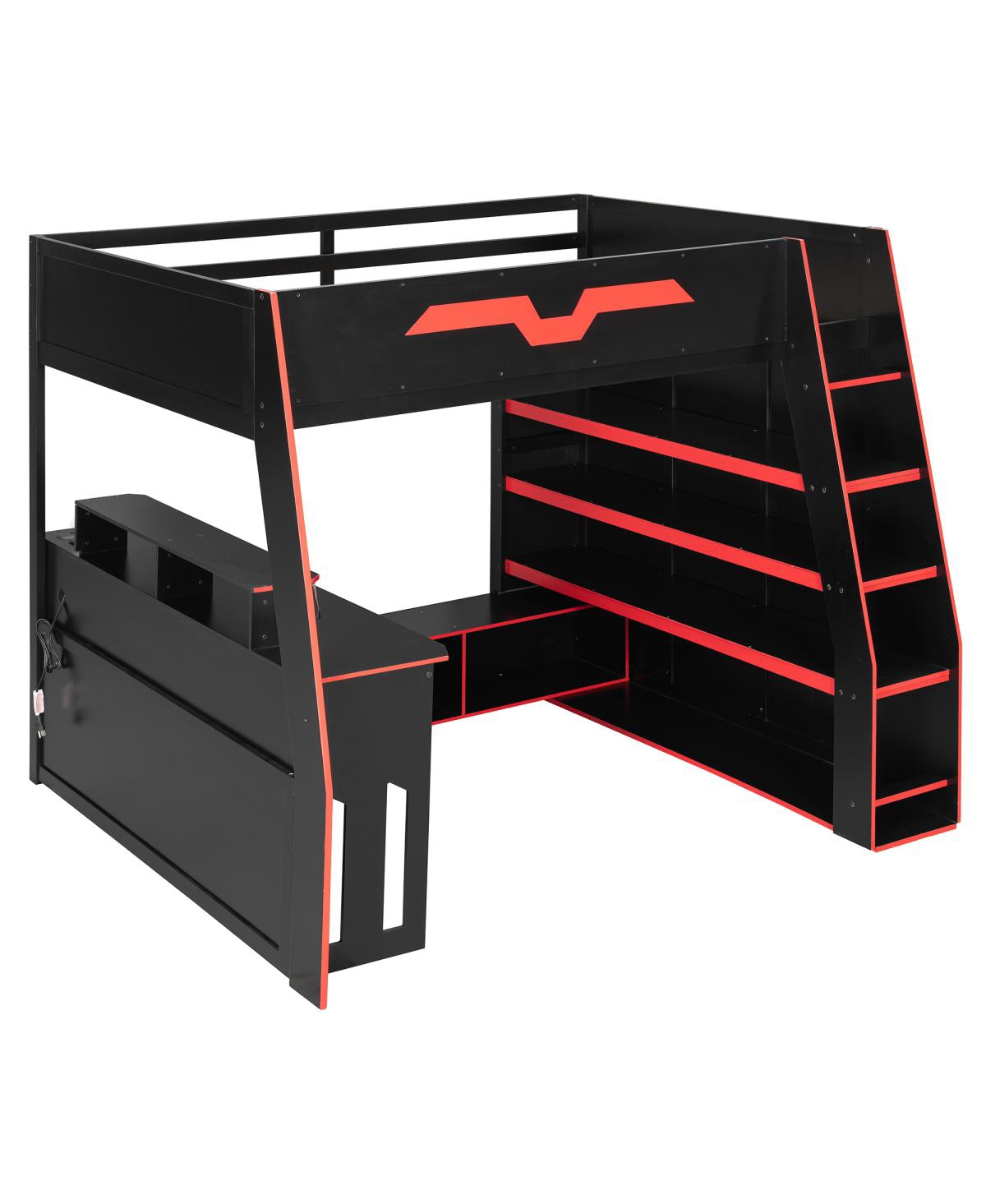 Click here for Streamdale Furniture Full Size Wood Loft Bed with... prices