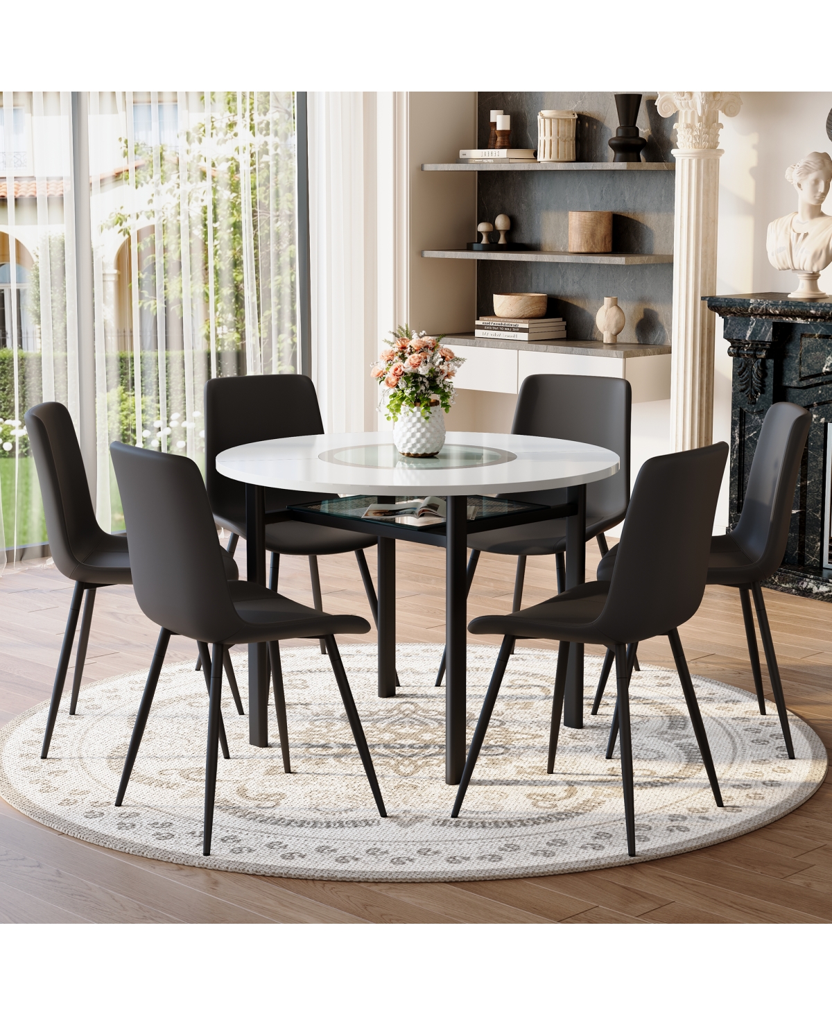 Click here for Streamdale Furniture 42 inch Modern Round Dining T... prices