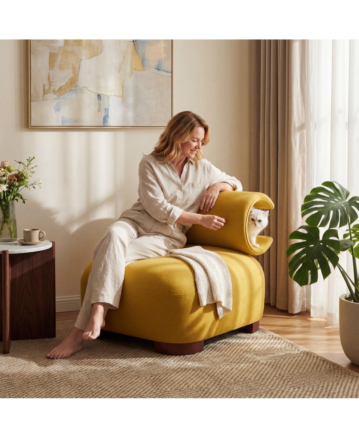 Click here for Streamdale Furniture Modern Polyester Accent Chair... prices