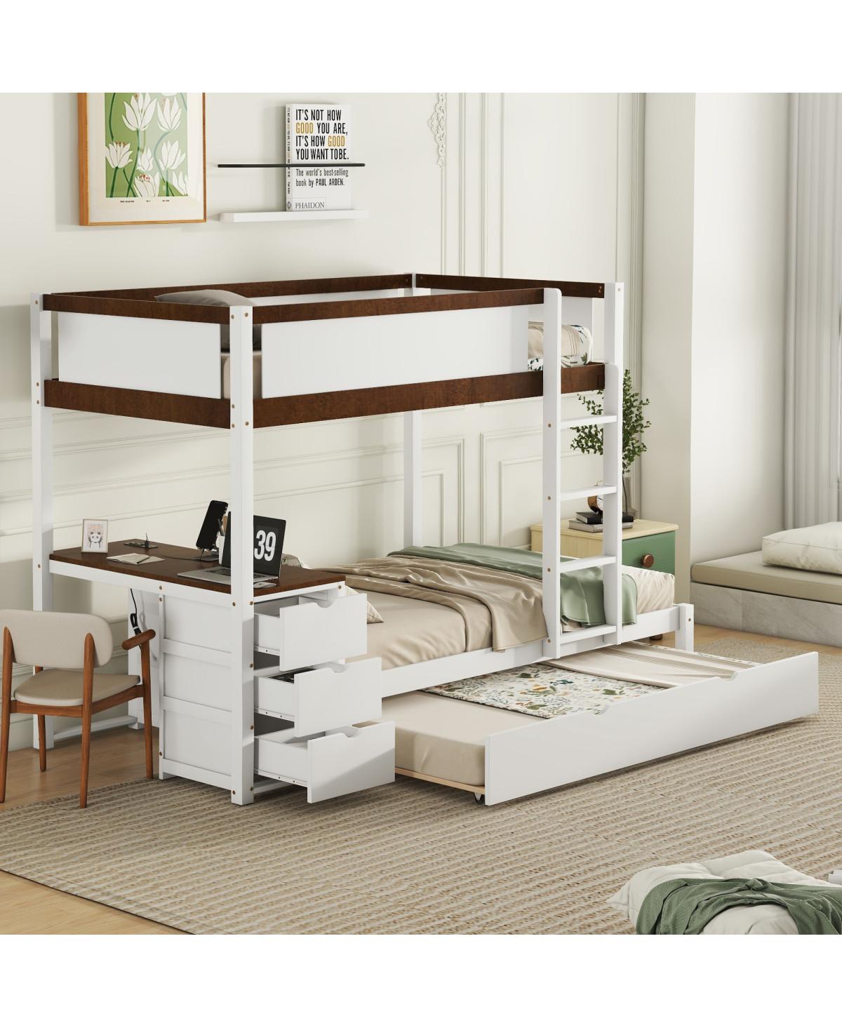 Click here for Streamdale Furniture Bunk Bed with Twin size Trund... prices